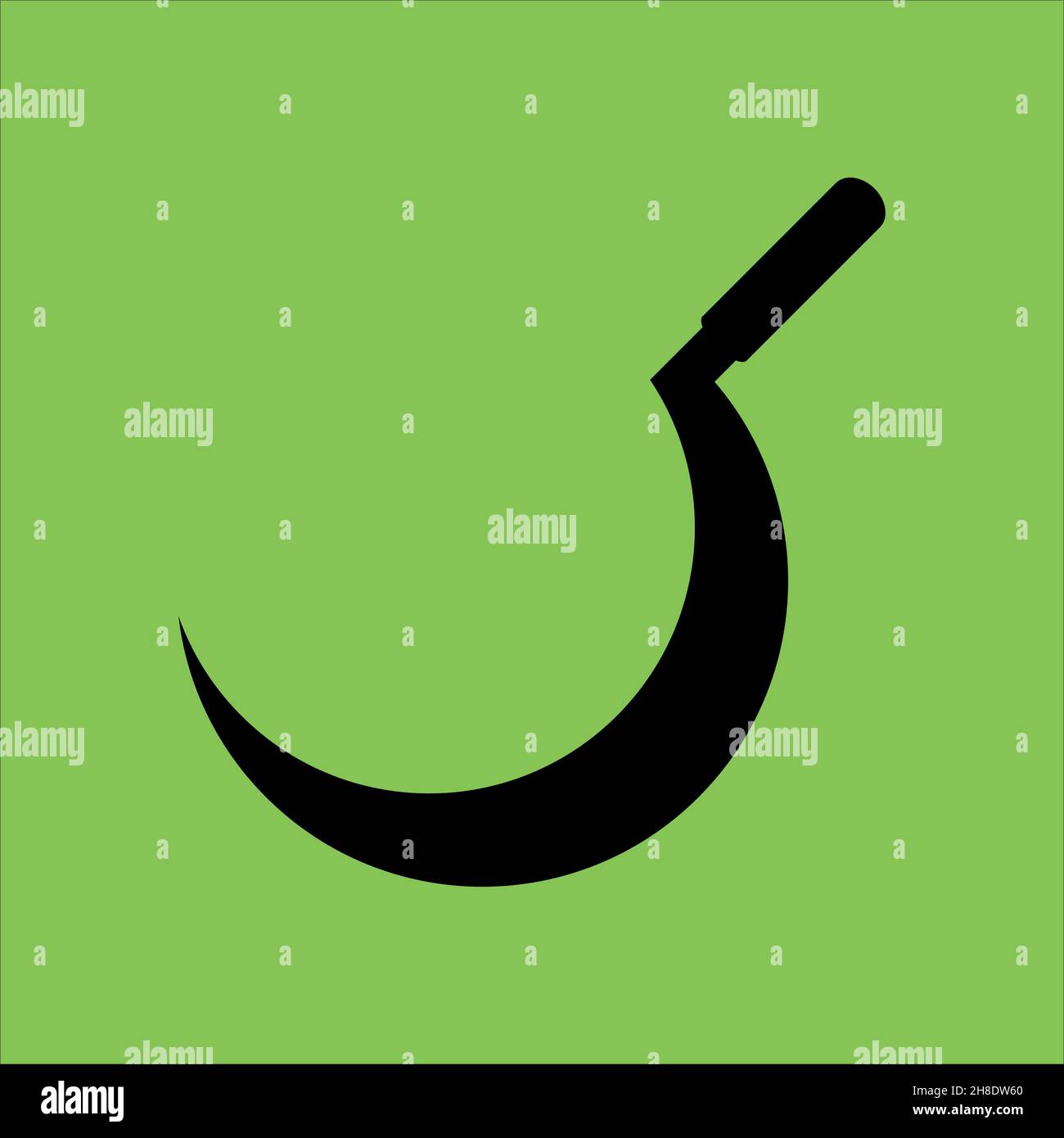 Sickle tool Stock Vector Images - Alamy