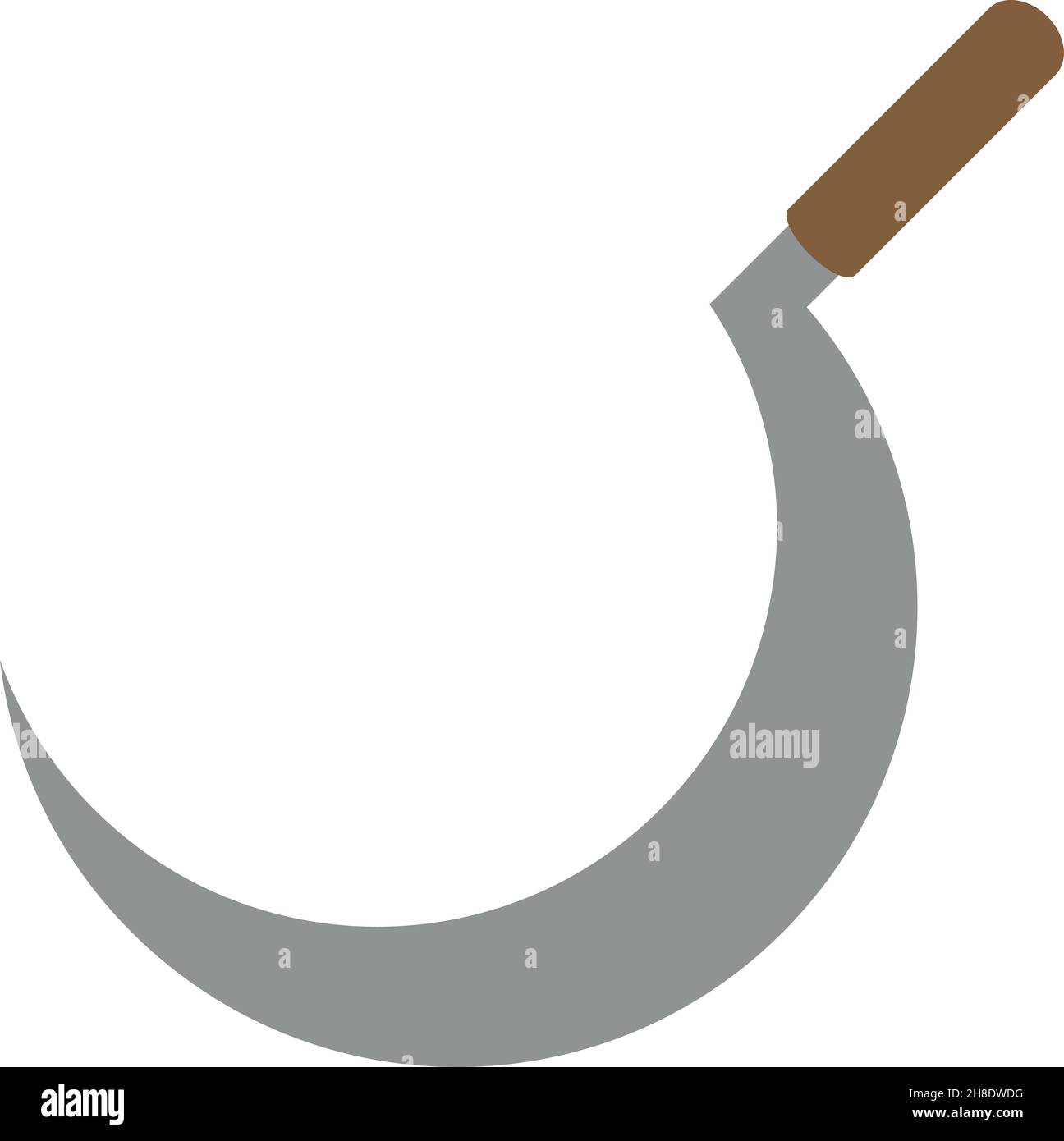 Sickle Icon, Flat style. - Vector Stock Vector Image & Art - Alamy