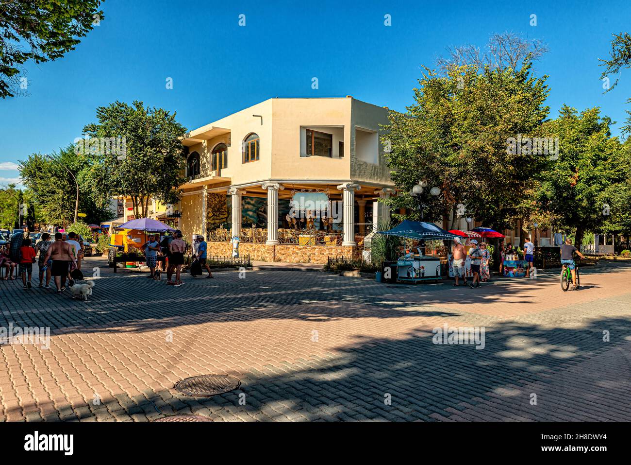 Yevpatoria Maxim Gorky Street Stock Photo - Alamy
