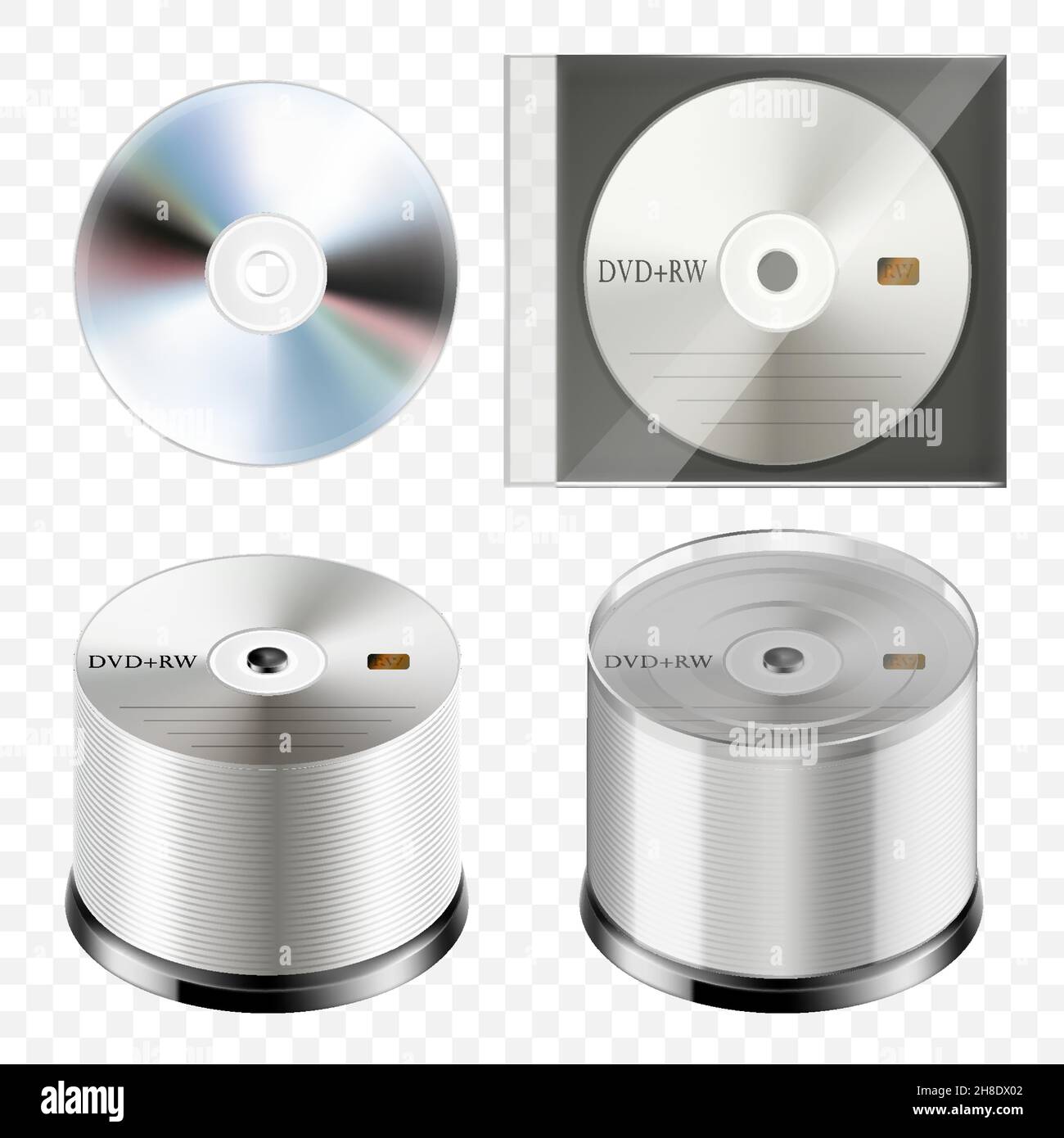 Dvds pile Stock Vector Images - Alamy