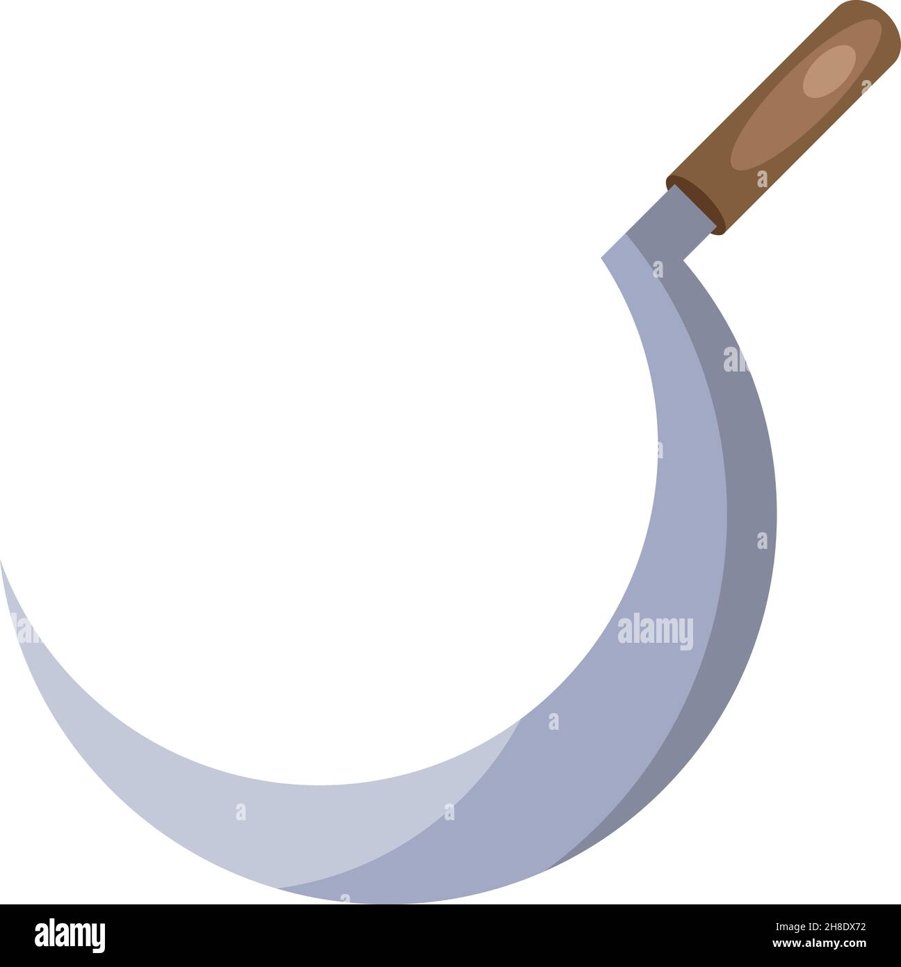 Sickle Icon, Flat style. - Vector Stock Vector Image & Art - Alamy