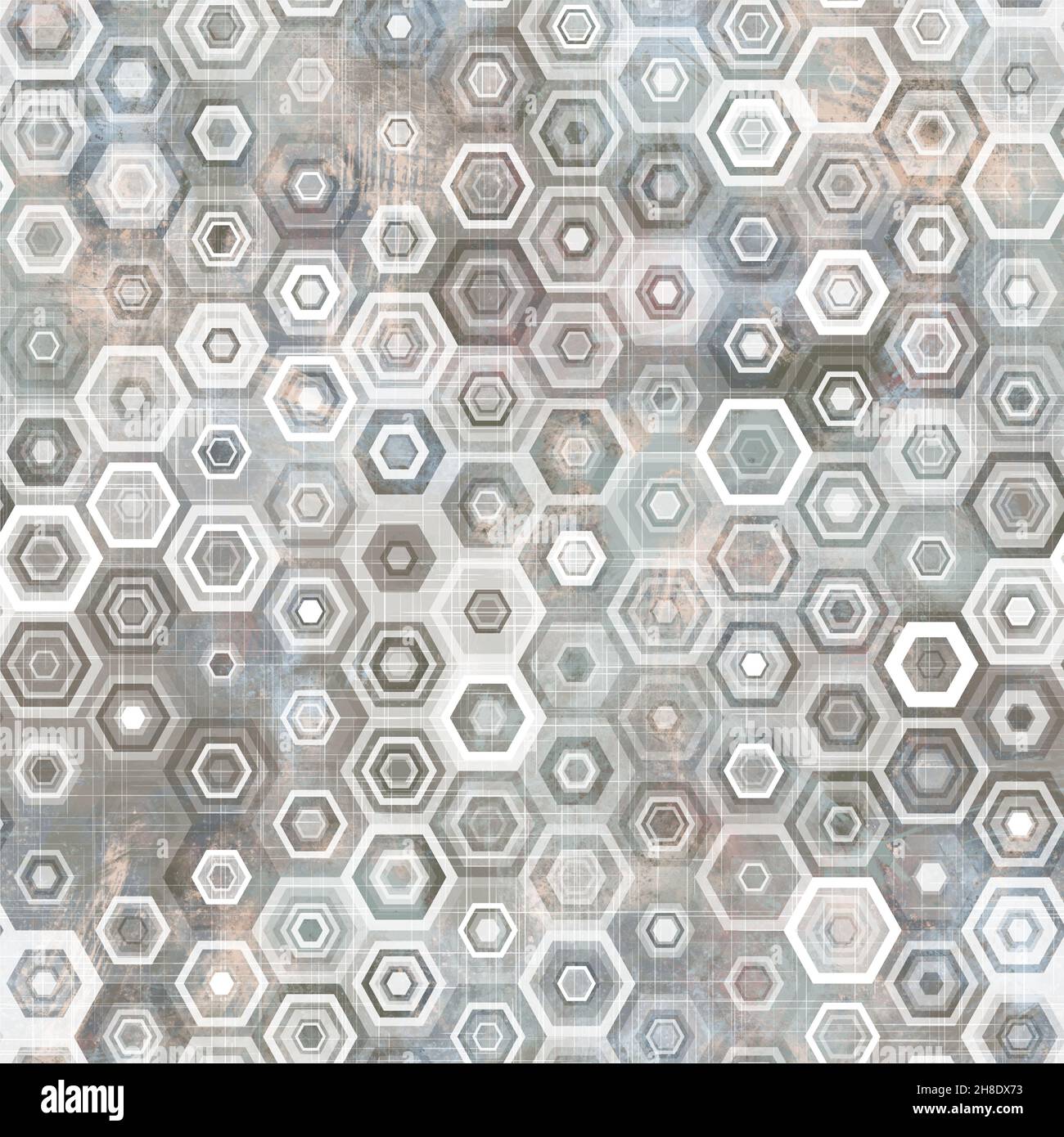Seamless neutral and white grungy classic abstract surface pattern ...