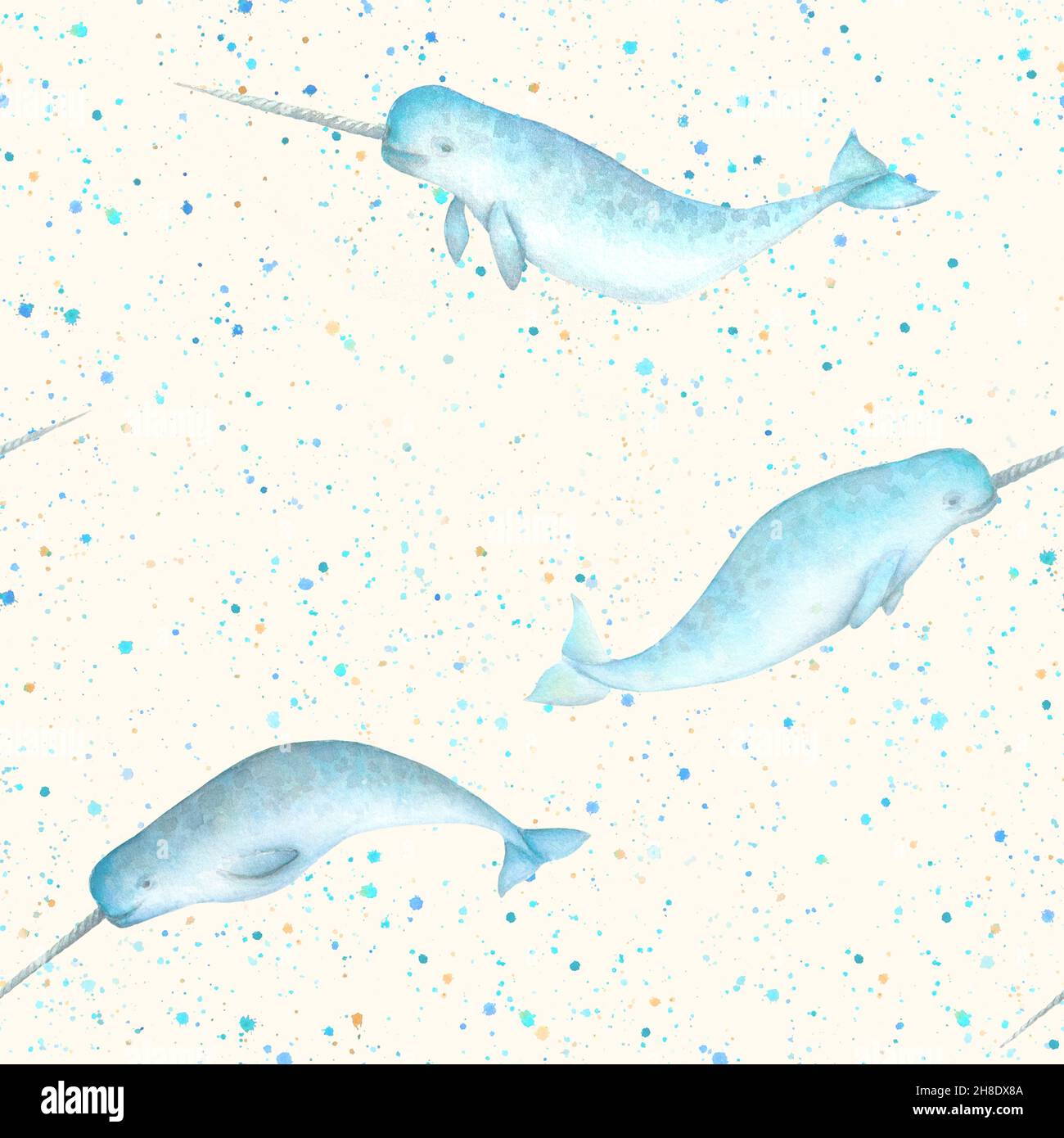 Narwhals isolated hi-res stock photography and images - Alamy