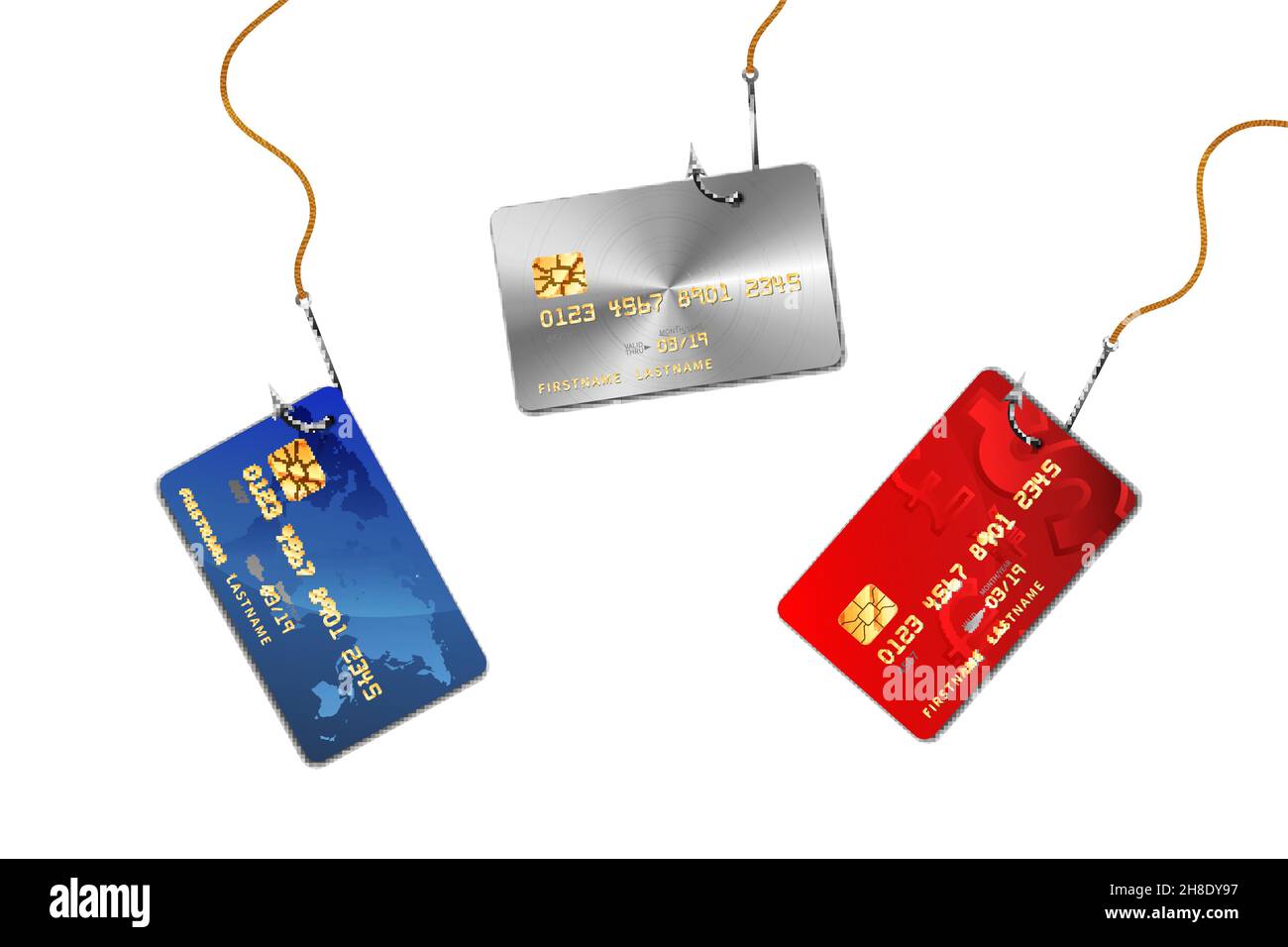 Online bank scam Stock Vector Images - Alamy