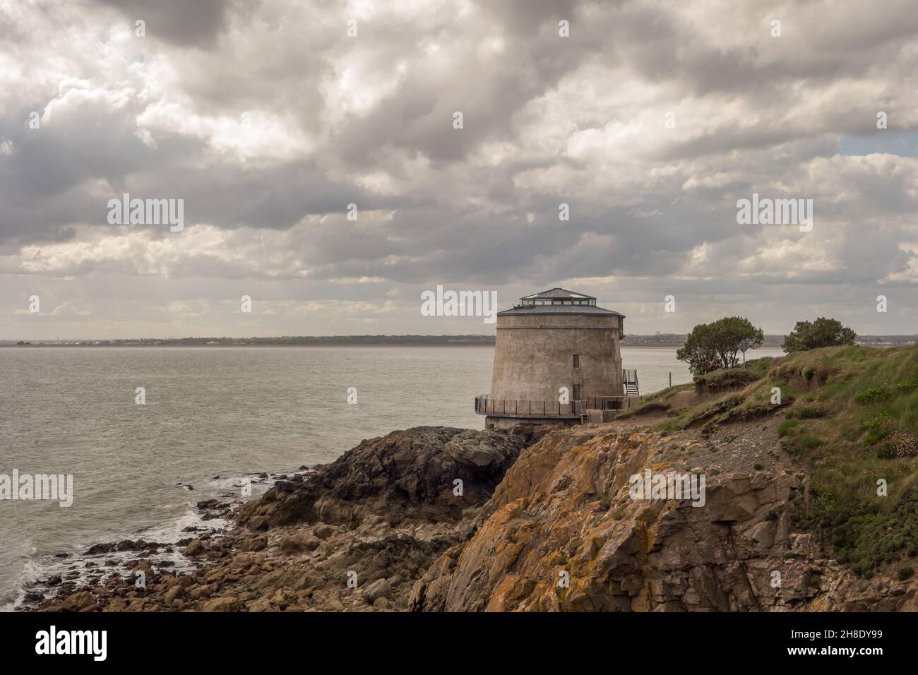 Refurbished Martello Tower at Red Rock, Sutton on Howth Head Peninsula ...
