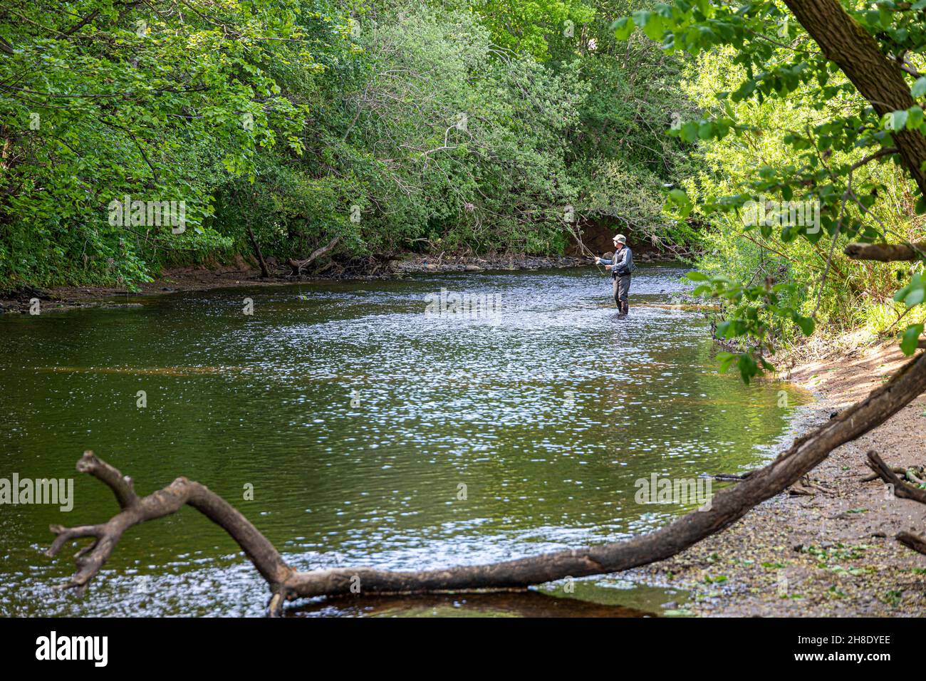 English river fishing hi-res stock photography and images - Alamy