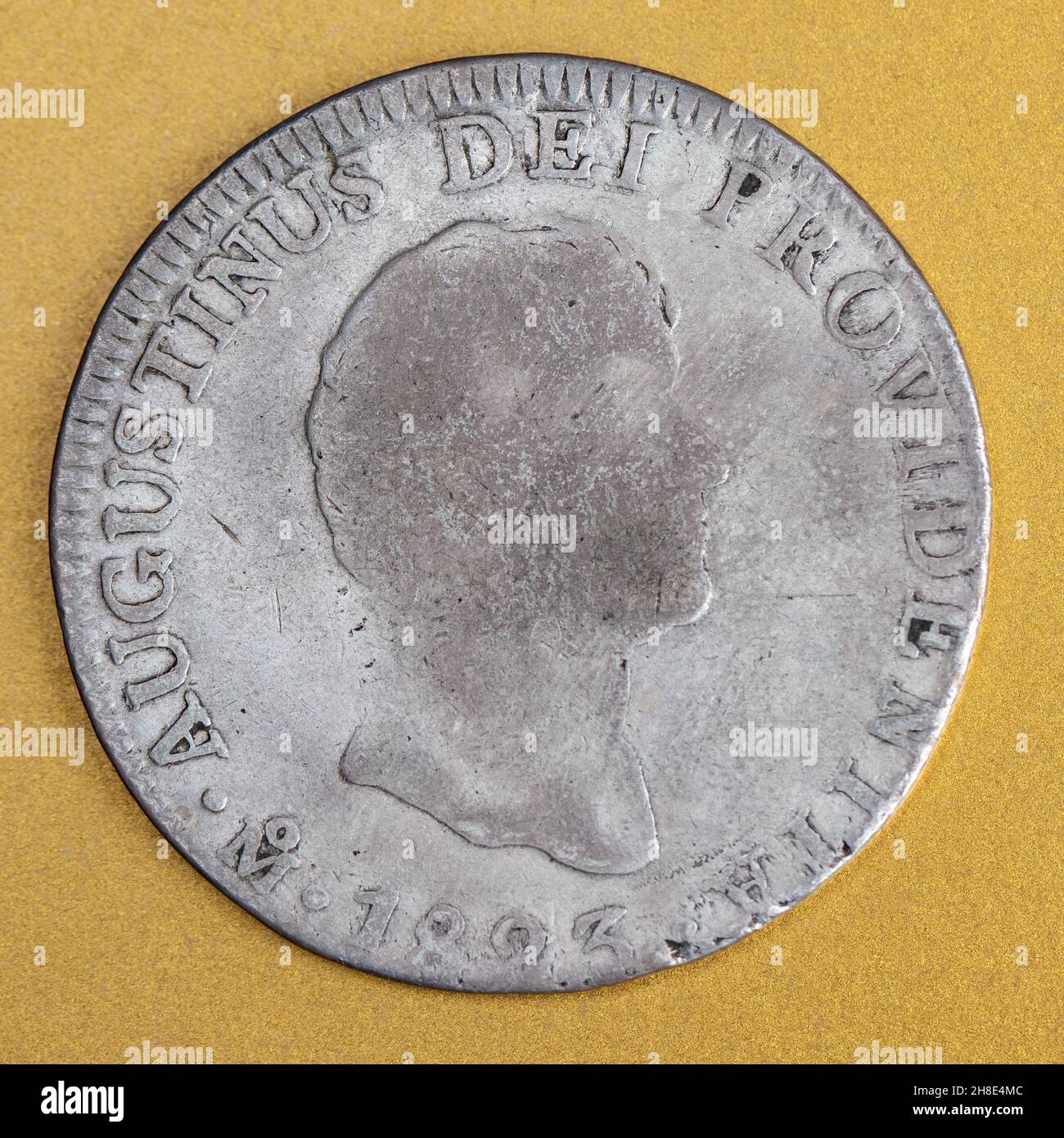 Silver reales coins hi-res stock photography and images - Alamy