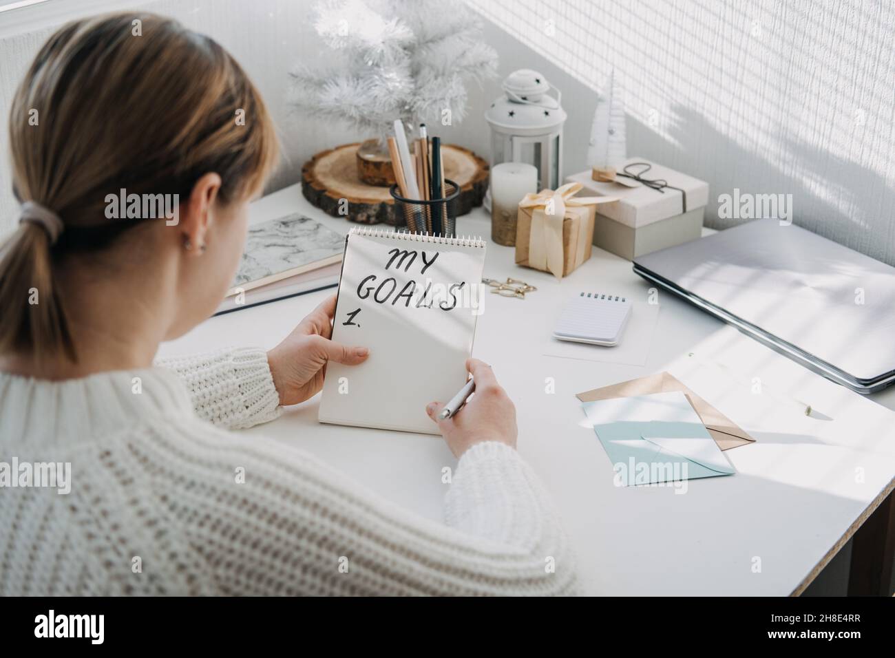 New year resolution, New goals, Start new year, planning and setting ...