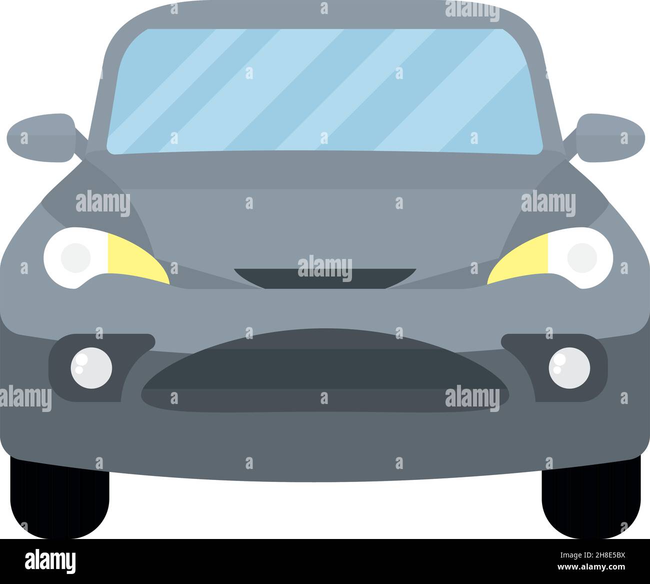 gray car icon on white background Stock Vector Image & Art - Alamy