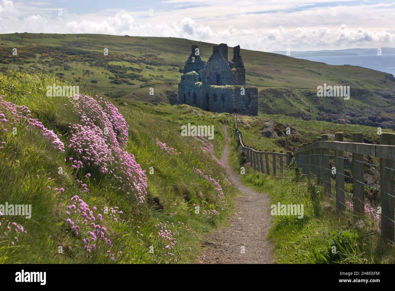 Dunskey Castle, Portpatrick, Rhins, Wigtownshire; Dumfries & Galloway ...