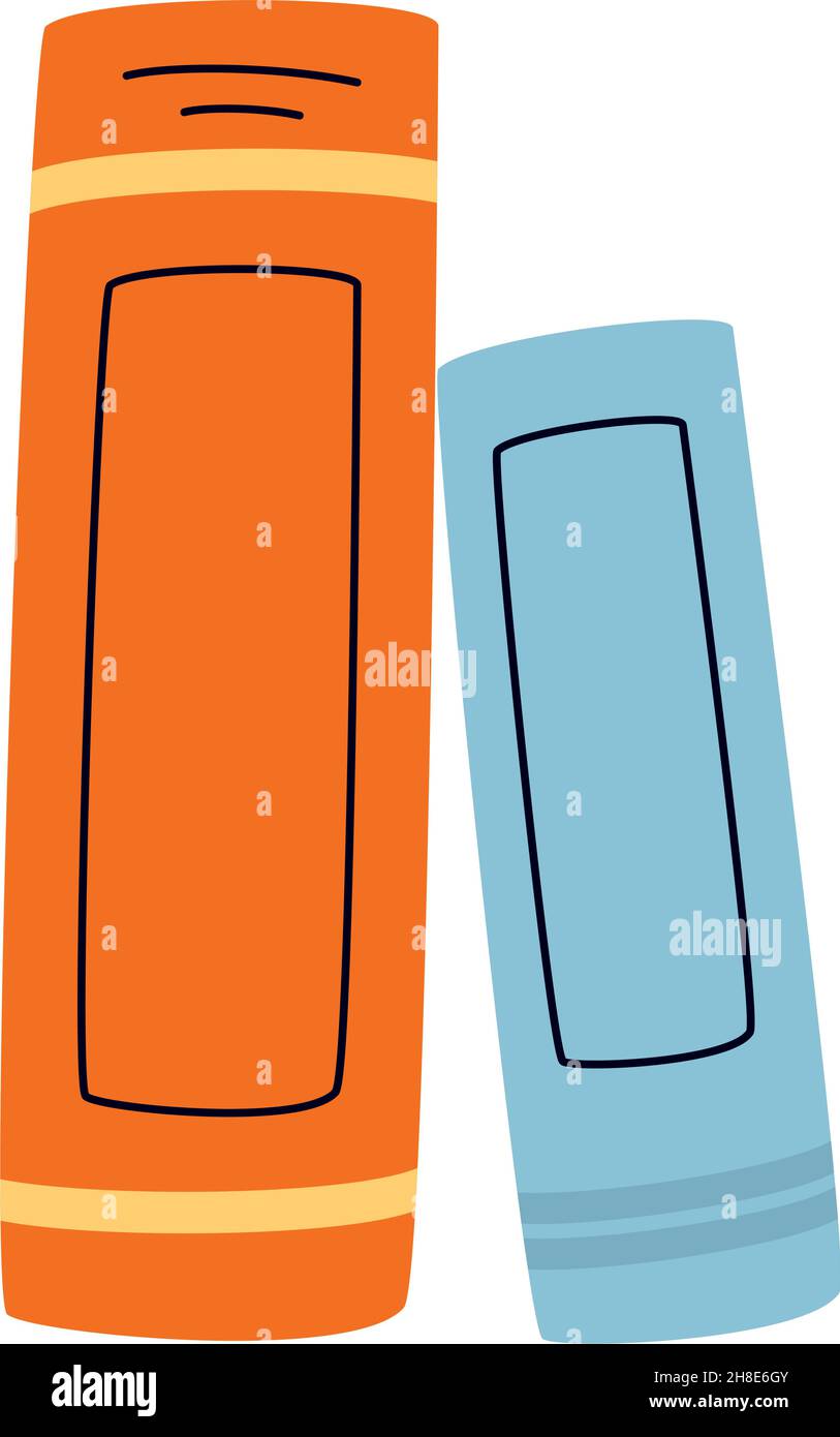 colorful books icon on white background Stock Vector Image & Art - Alamy