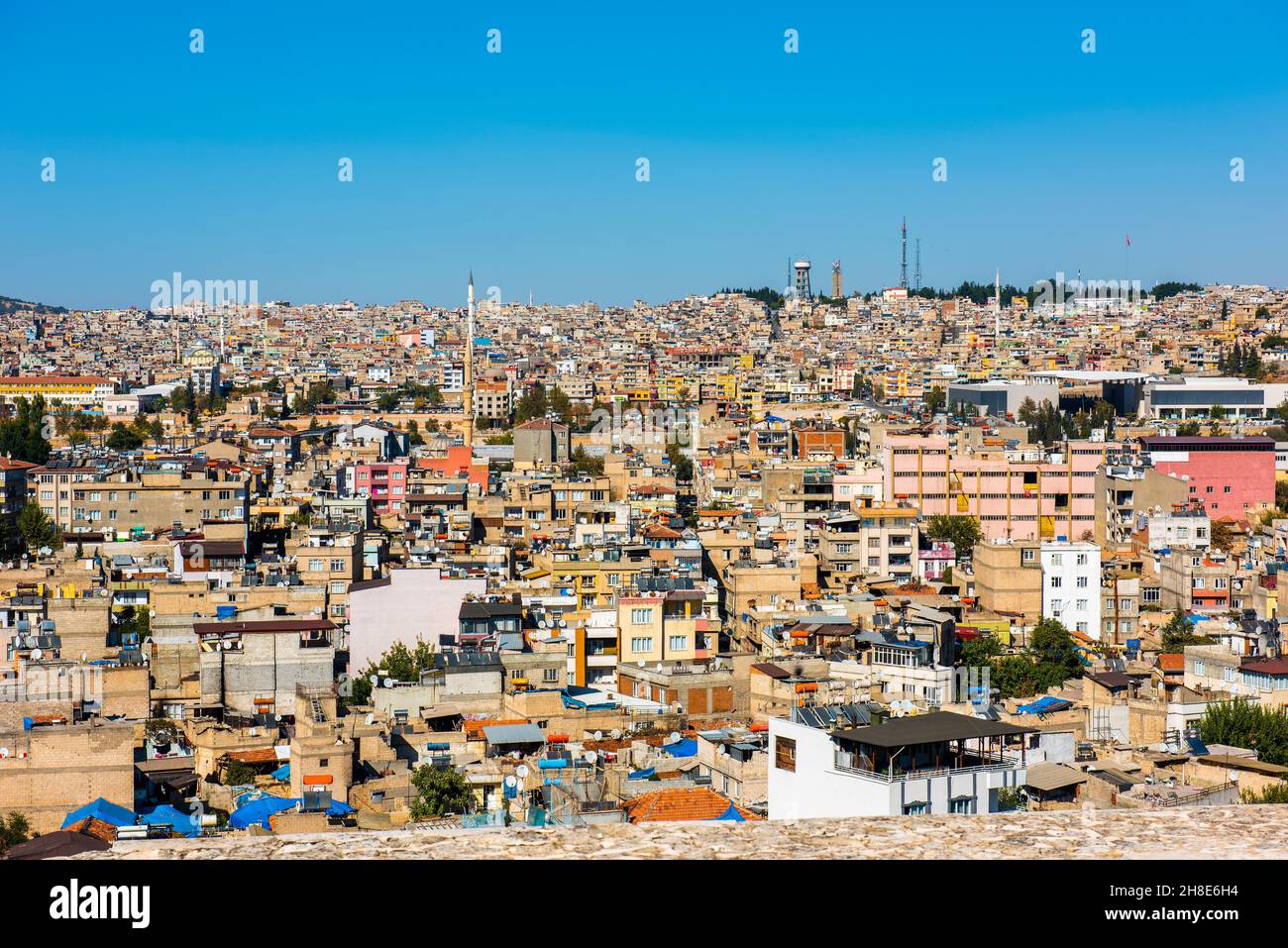 GAZIANTEP CITY in TURKEY. Gaziantep city panoramic view Stock Photo - Alamy