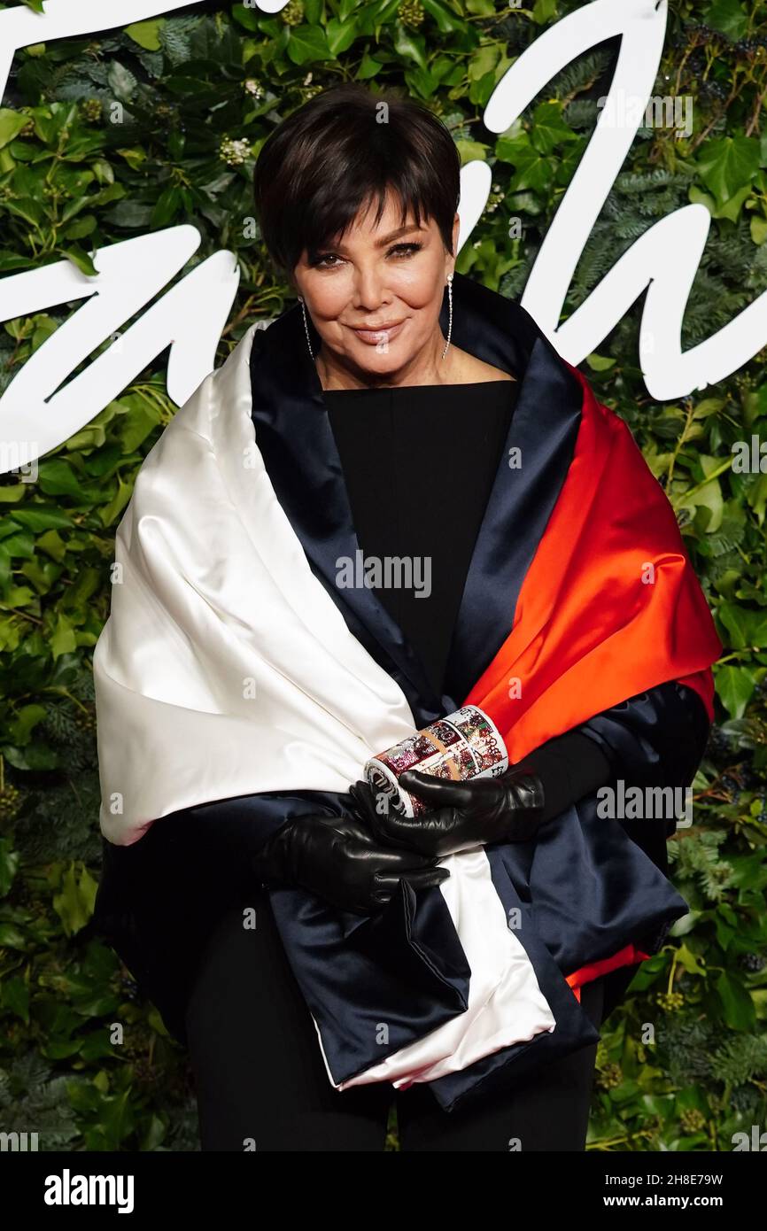 Kris jenner the fashion awards 2021 hi-res stock photography and images ...
