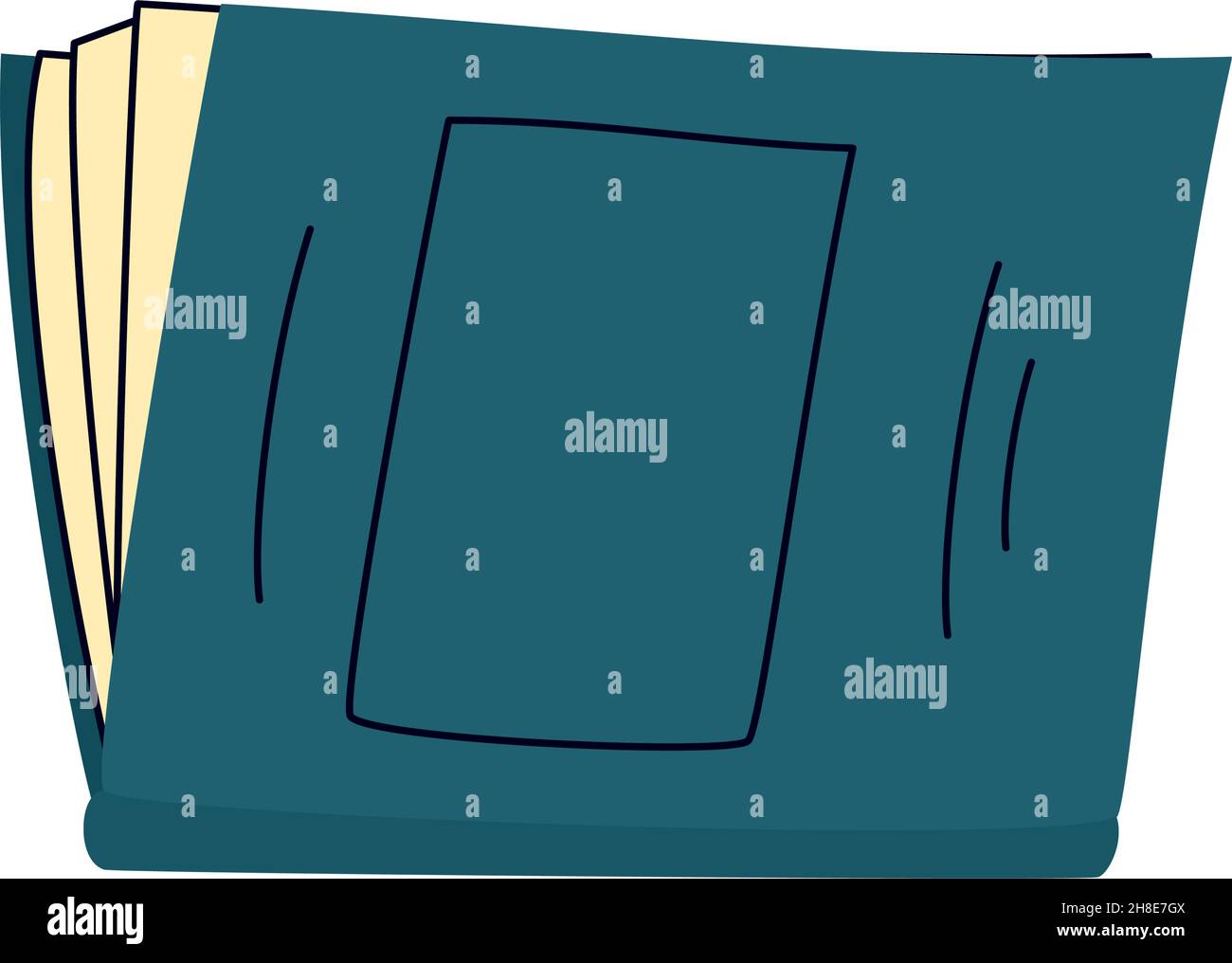 cartoon book icon on white background Stock Vector Image & Art - Alamy