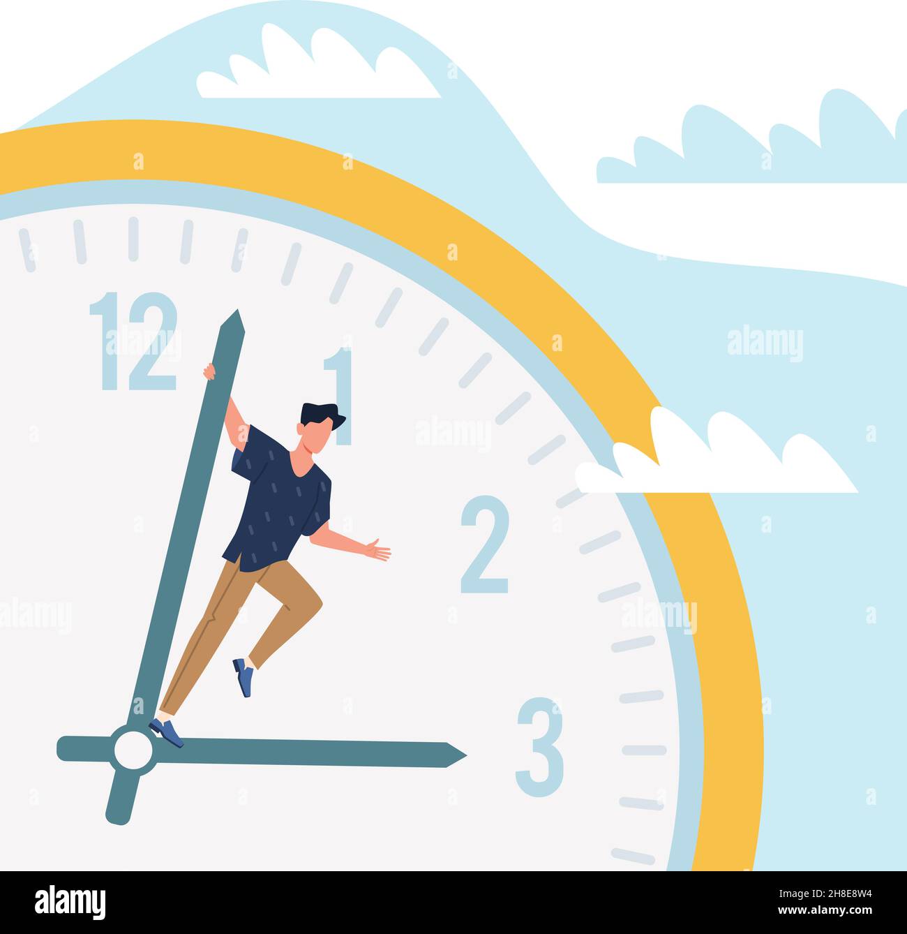 Impatience impatient Stock Vector Images - Alamy