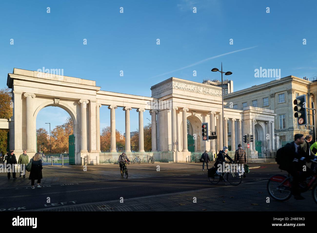 The Corner Screen exit and entrance from and to Hyde Park at Hyde Park ...