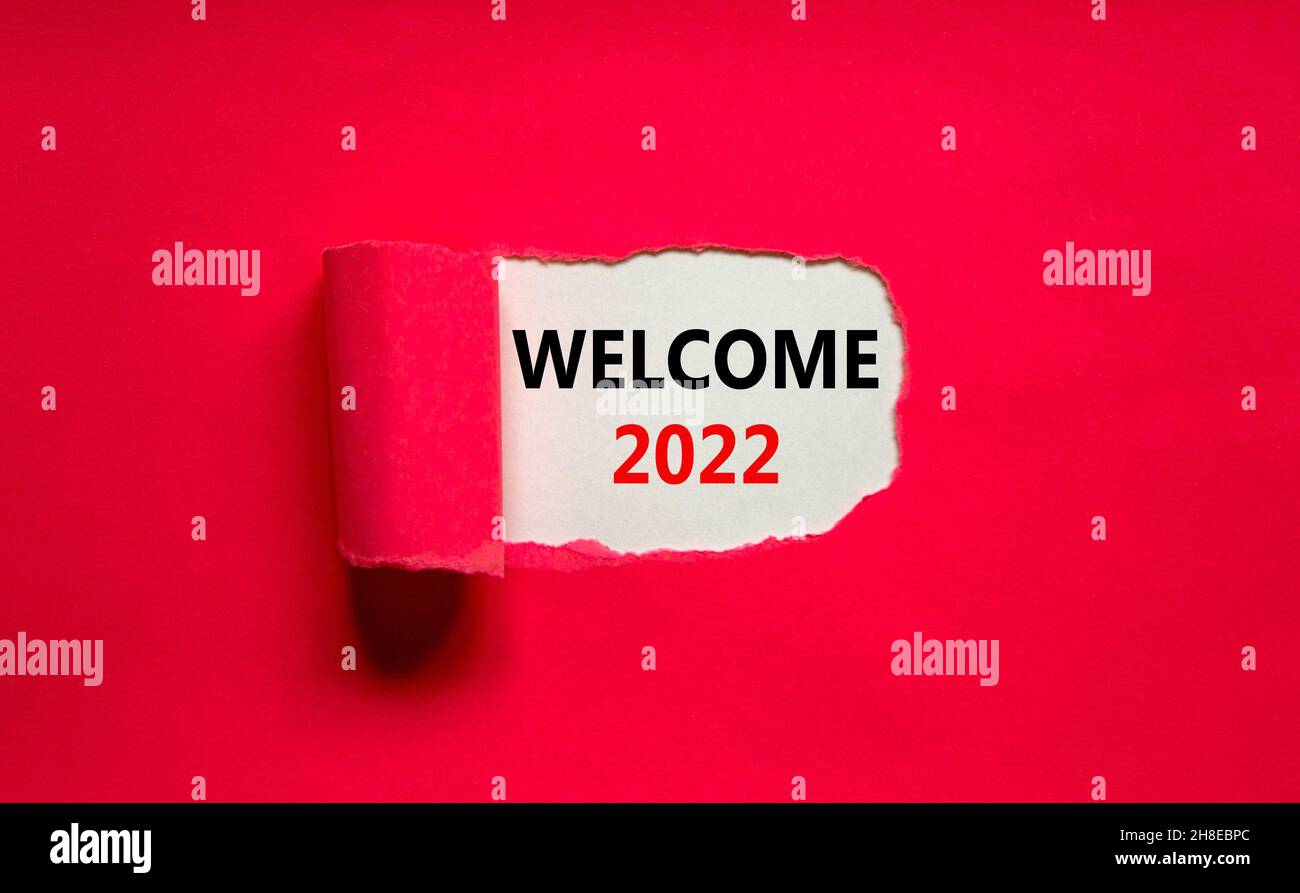 2022 welcome new year symbol. Concept words Welcome 2022 appearing ...