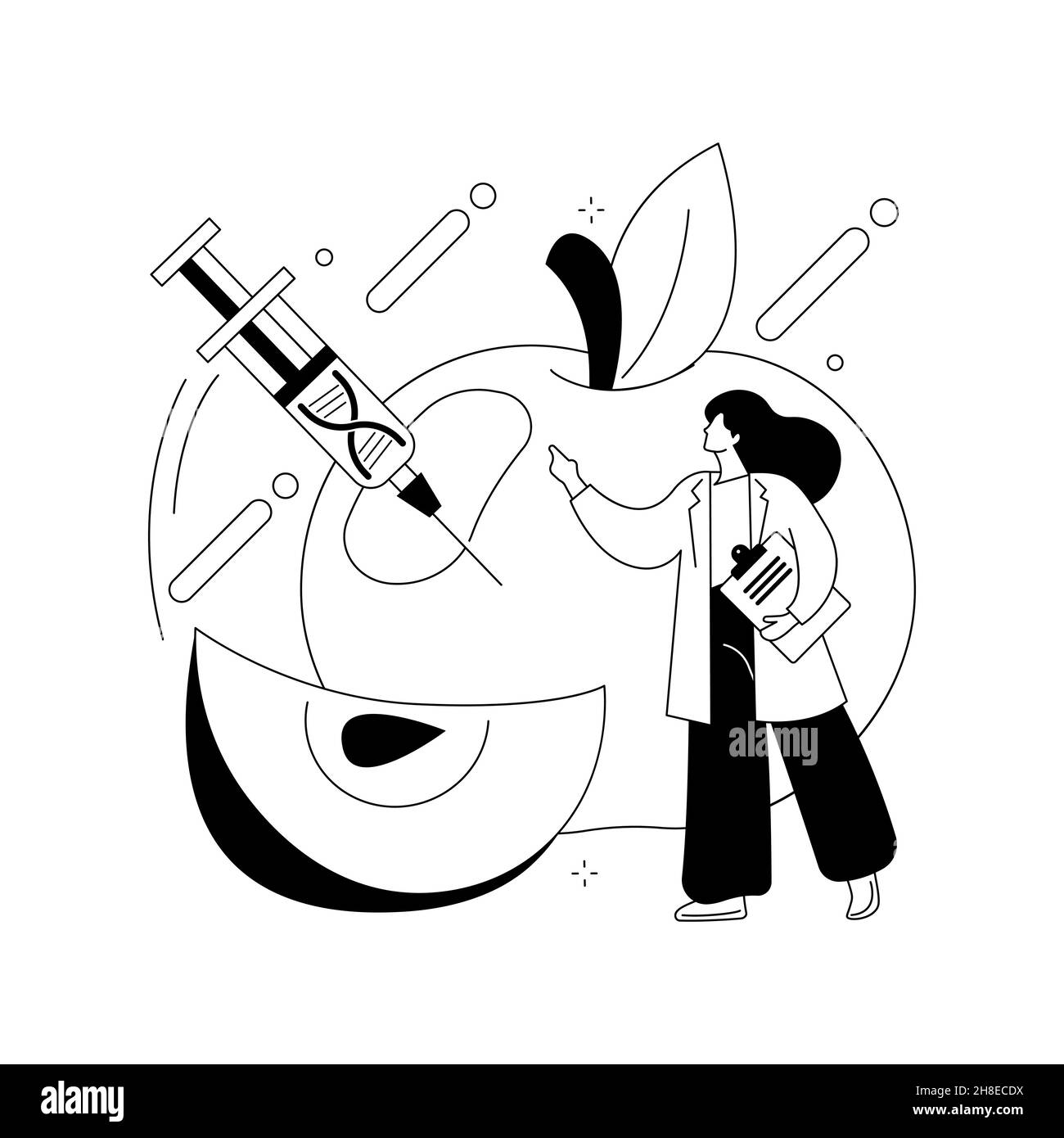 Genetically modified foods abstract concept vector illustration Stock Vector Image & Art - Alamy