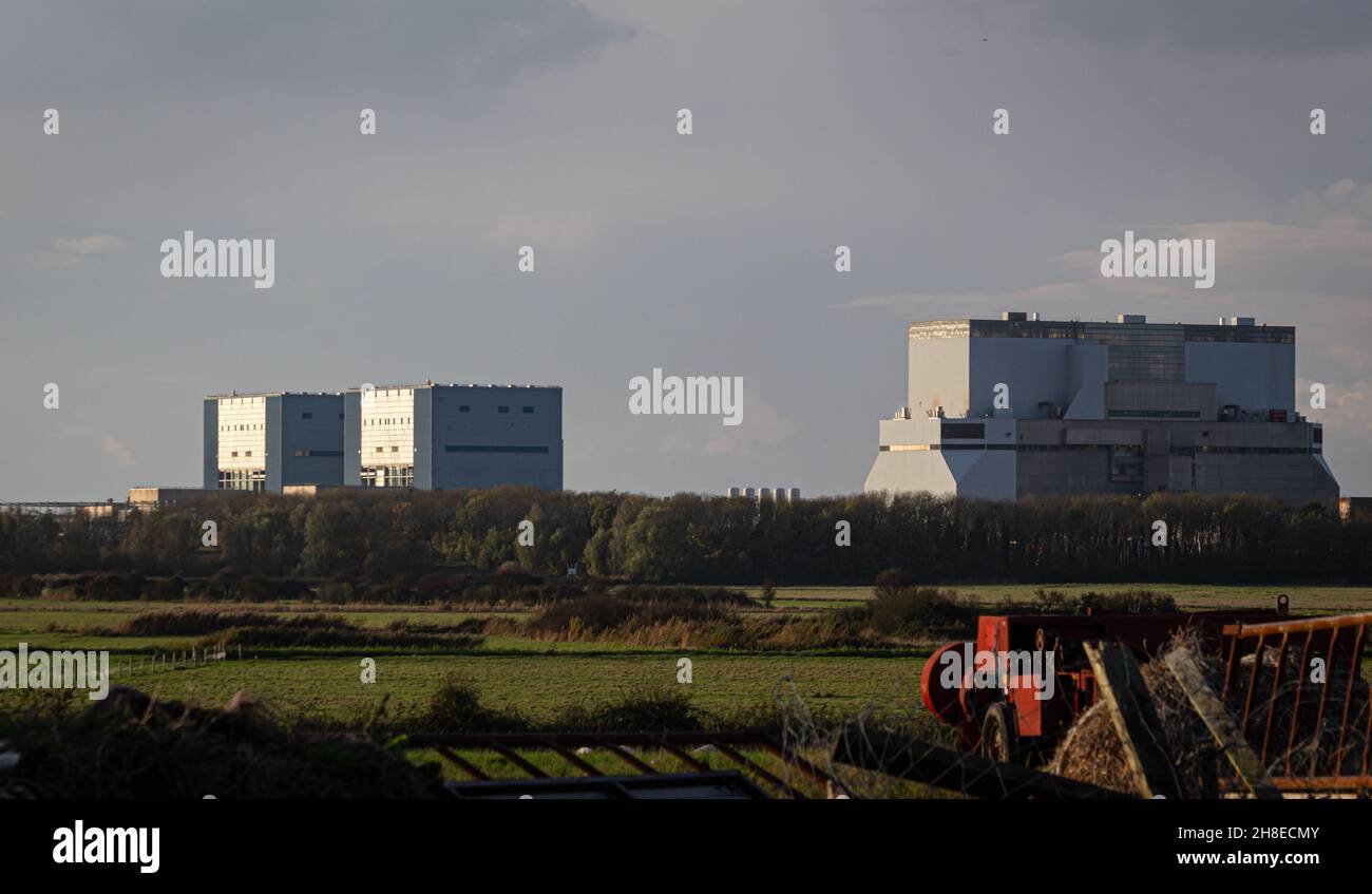 Hinkley Point A and B Nuclear Power Stations Stock Photo - Alamy