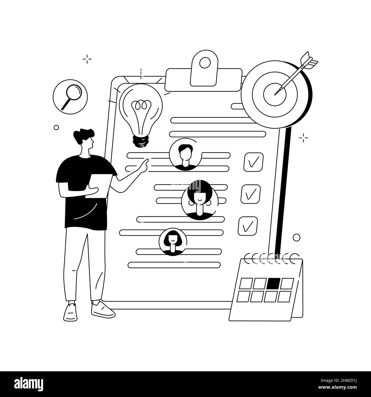 Project management abstract concept vector illustration Stock Vector ... Project management abstract concept vector illustration Stock Vector ...