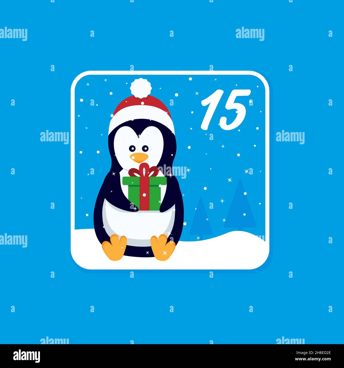 15 december calendar icon on hi-res stock photography and images - Alamy