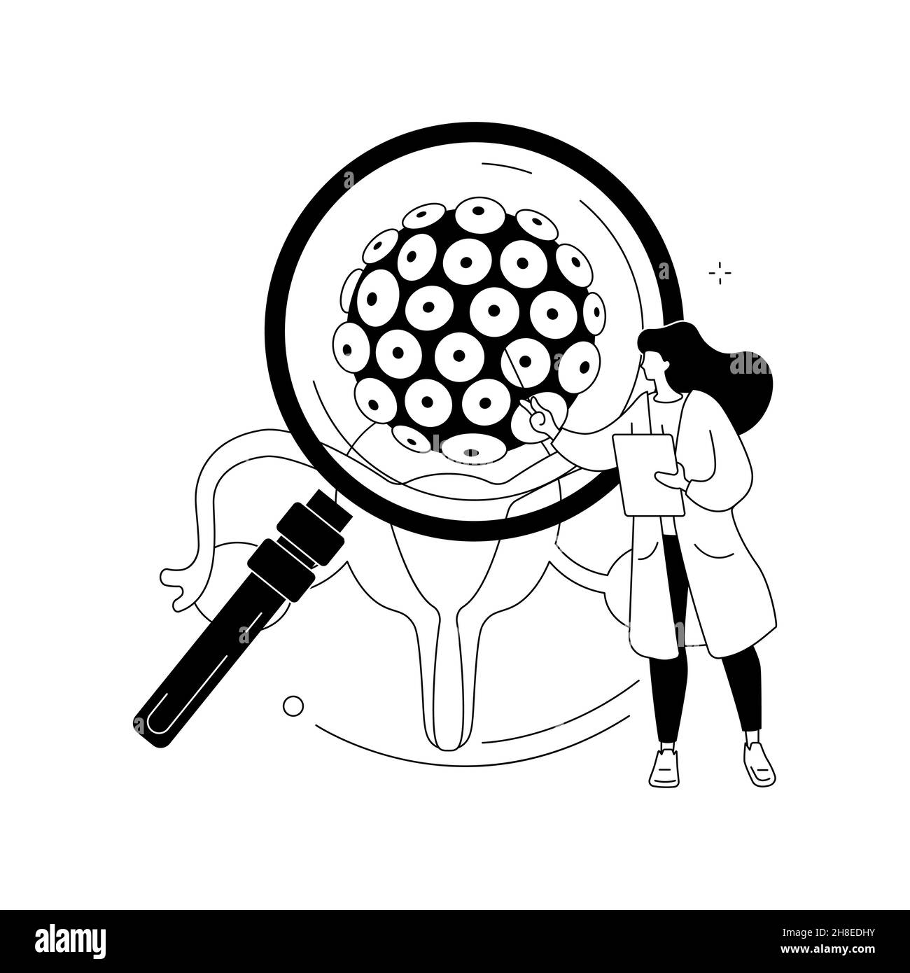 Human Papillomavirus Hpv Abstract Concept Vector Illustration Stock 9164