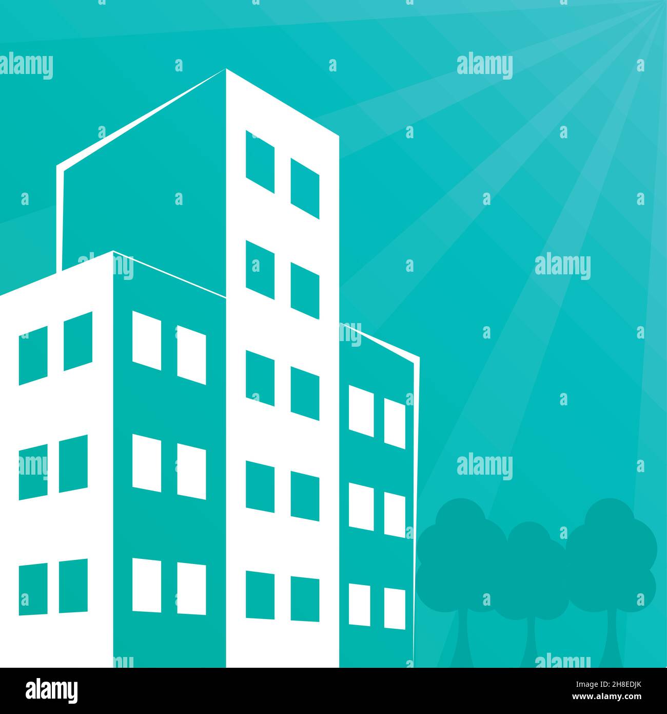 abstract city buildings illustration design Stock Vector Image & Art ...