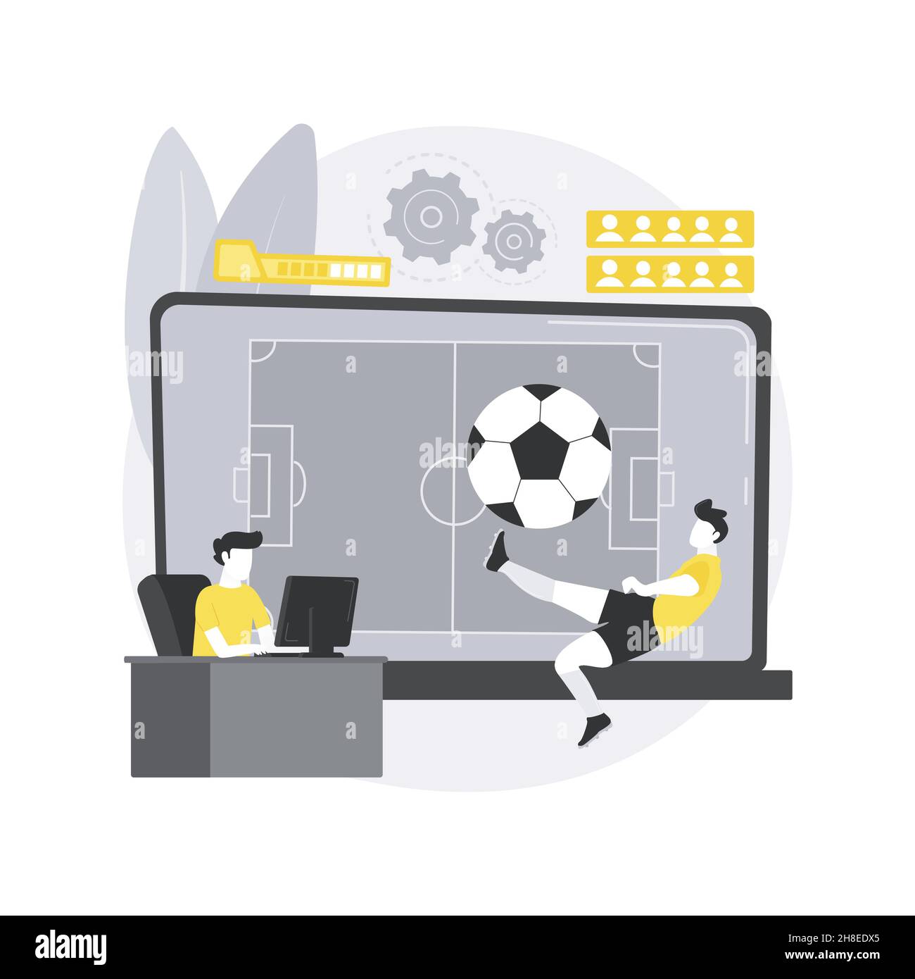 Sports games abstract concept vector illustration Stock Vector Image ...
