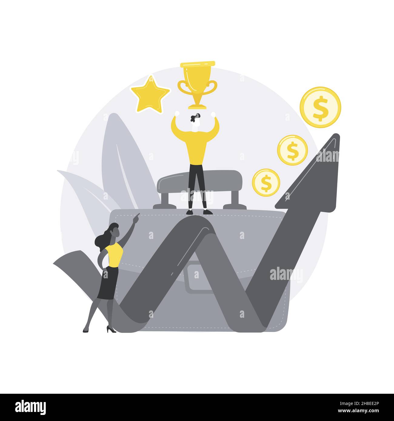 Key to success abstract concept vector illustration Stock Vector Image ...