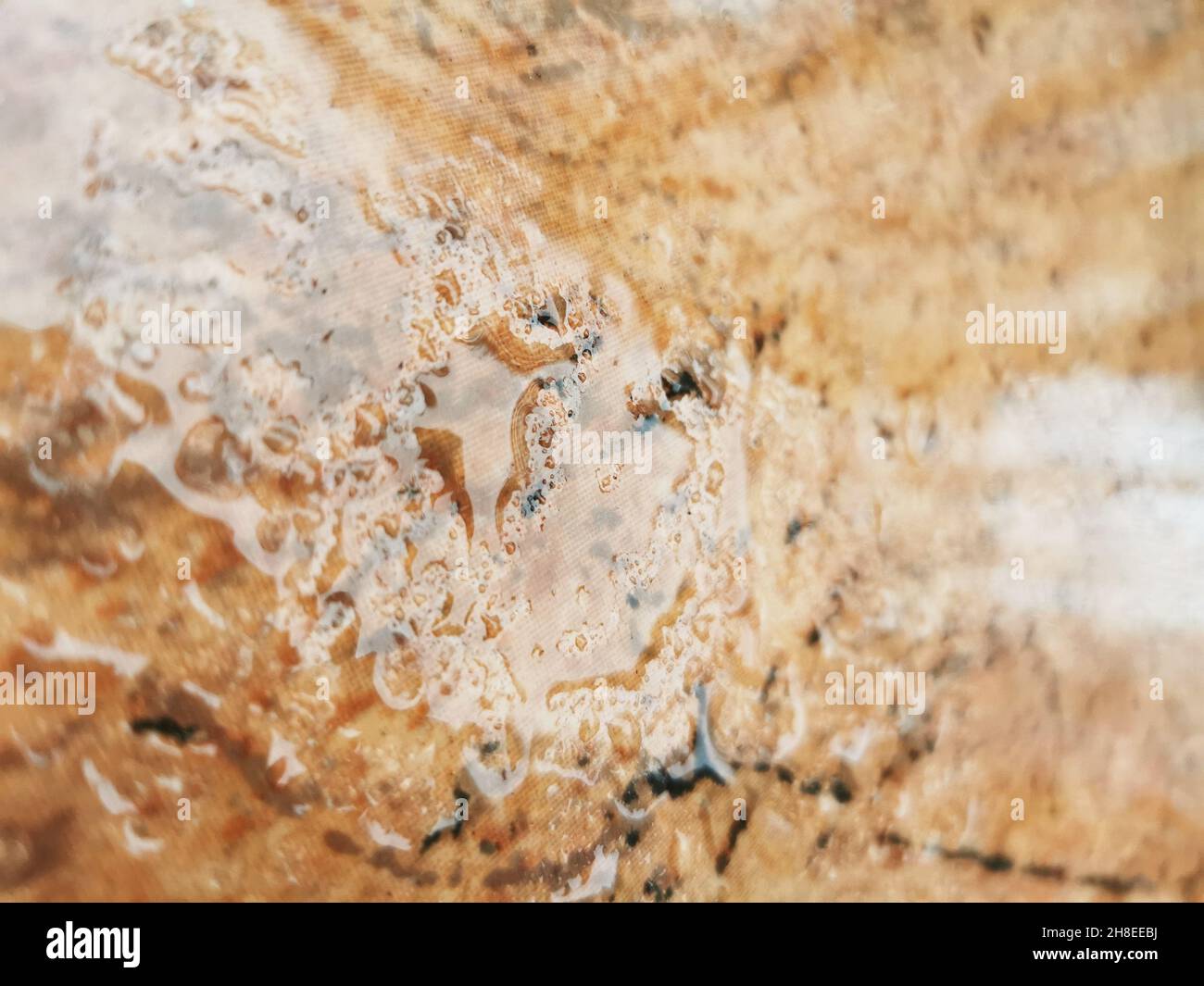 Brown wet marble texture background Stock Photo - Alamy