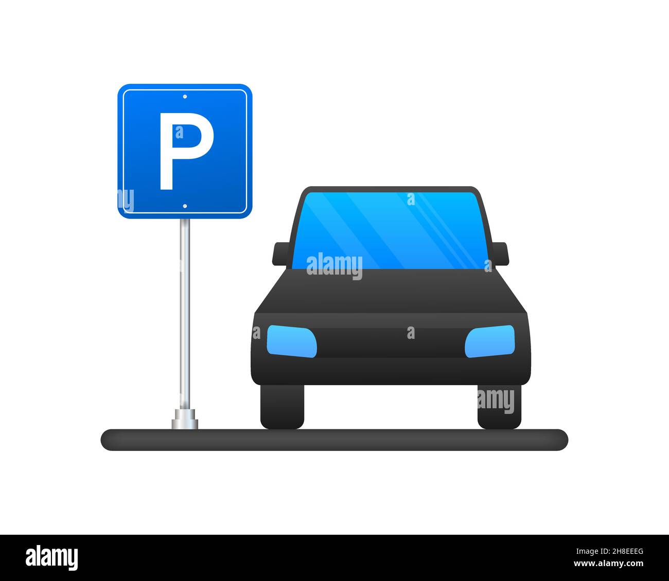 Studio parking lot Stock Vector Images - Alamy