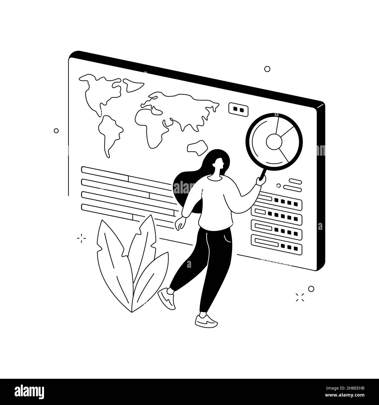 Big data visualization abstract concept vector illustration Stock ... Big data visualization abstract concept vector illustration Stock ...