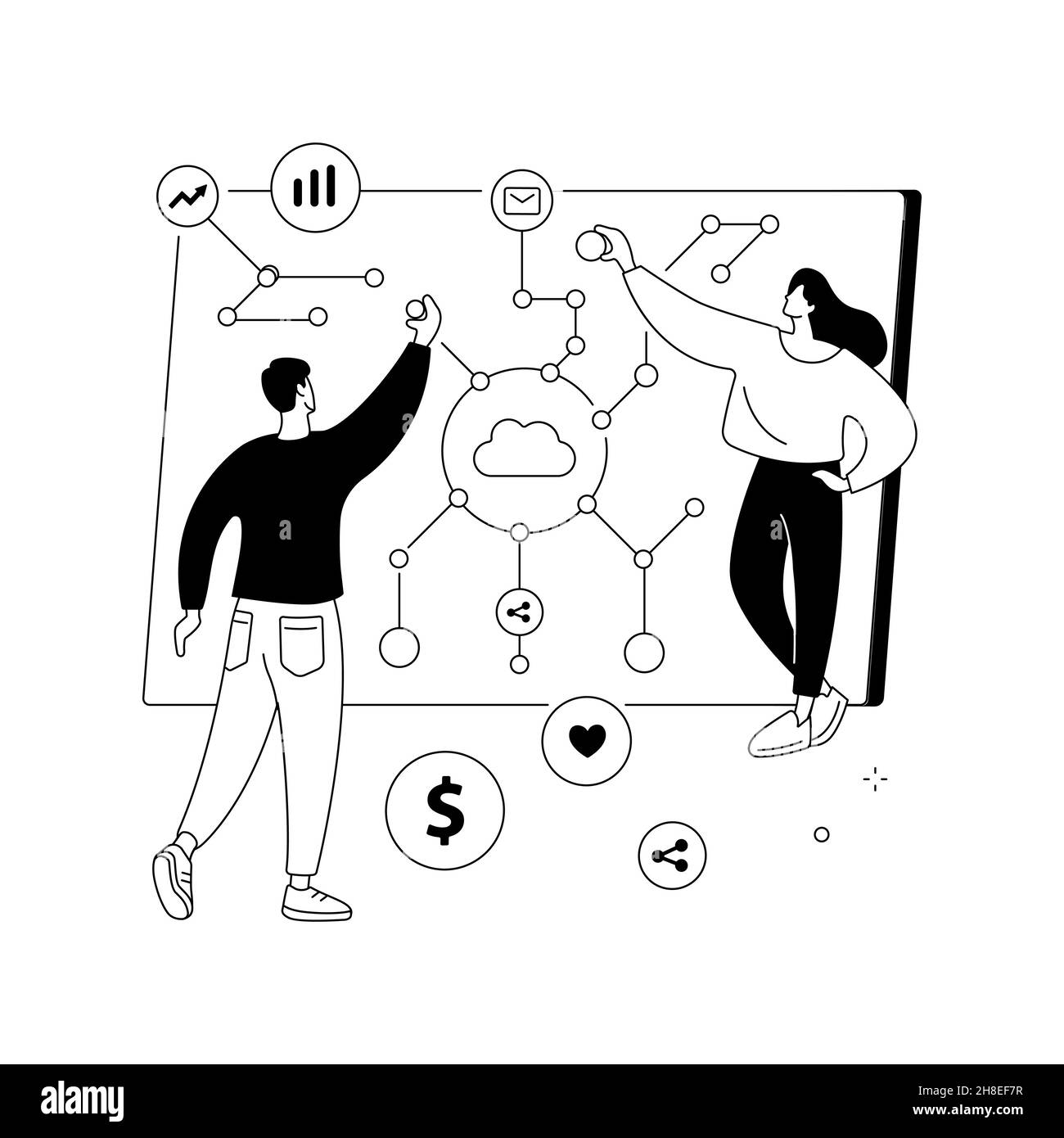 Big data architecture abstract concept vector illustration Stock Vector Image & Art - Alamy