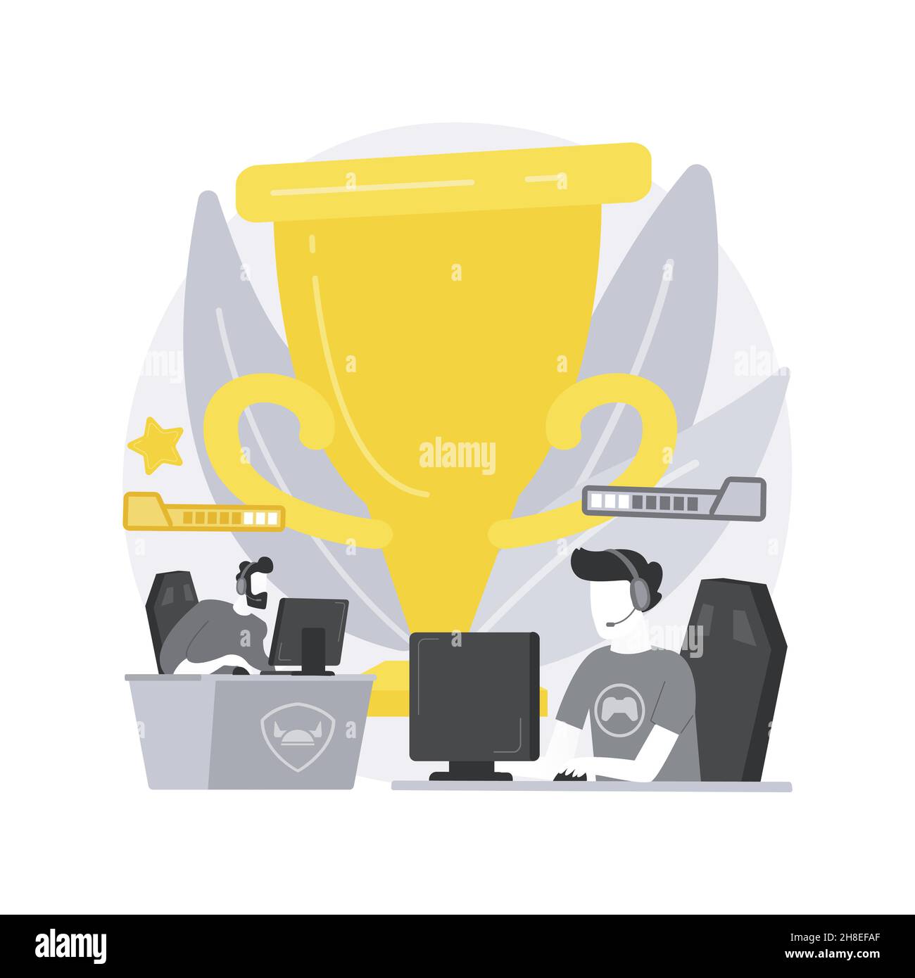 E-sport tournament abstract concept vector illustration Stock Vector ...