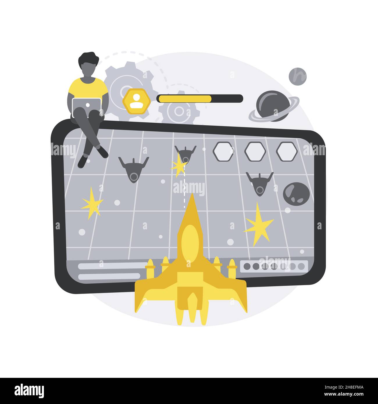 Retro console game graphics hi-res stock photography and images - Alamy