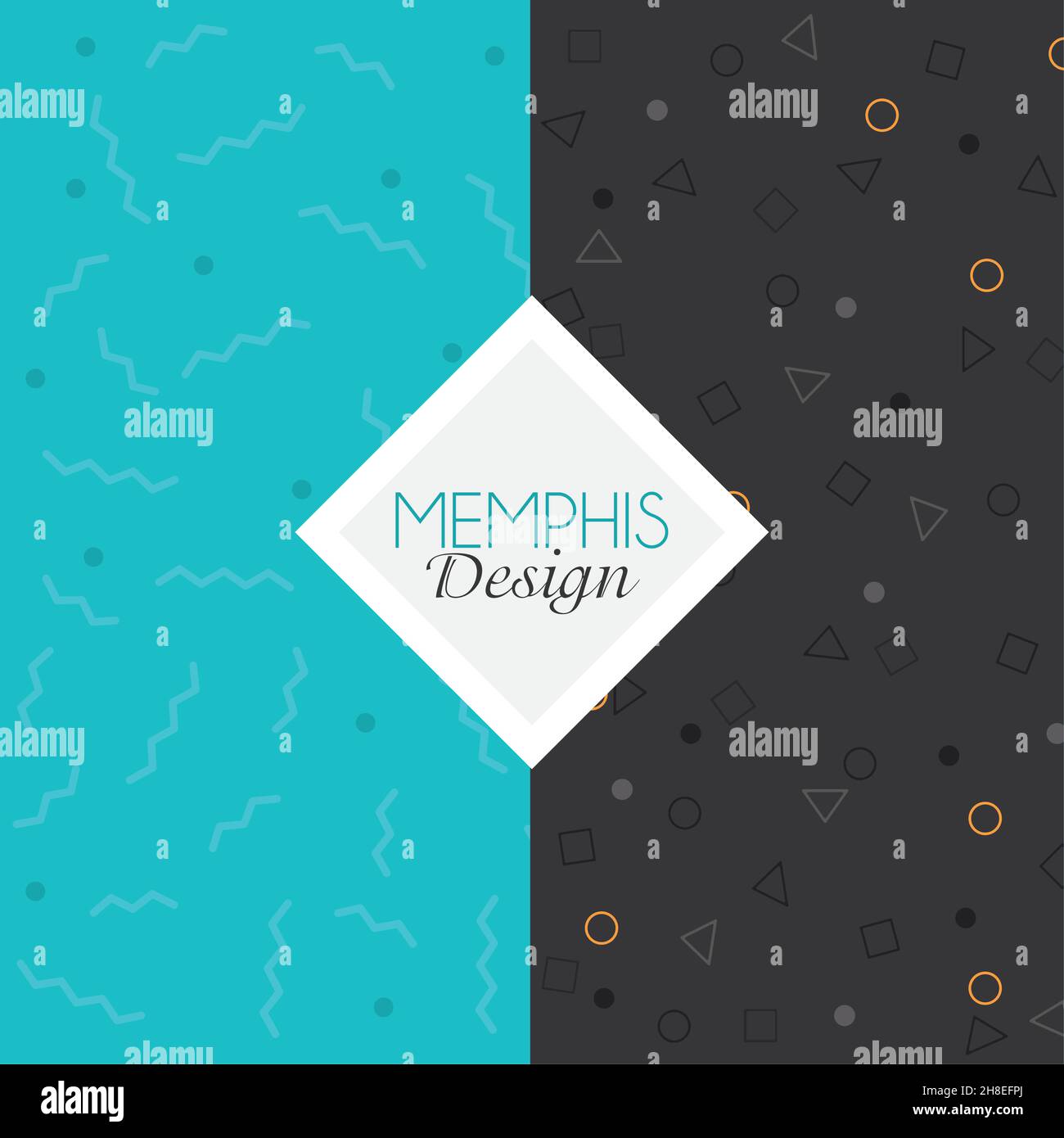 colorful memphis patterns set design Stock Vector Image & Art - Alamy