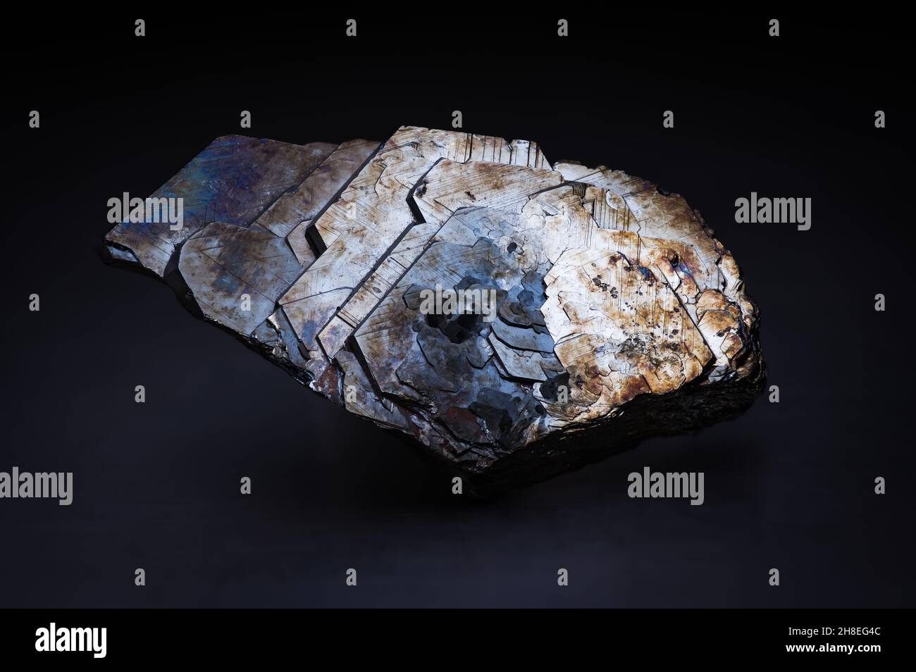 hematite Iron rose specimen close-up macro detail semi-precious ...