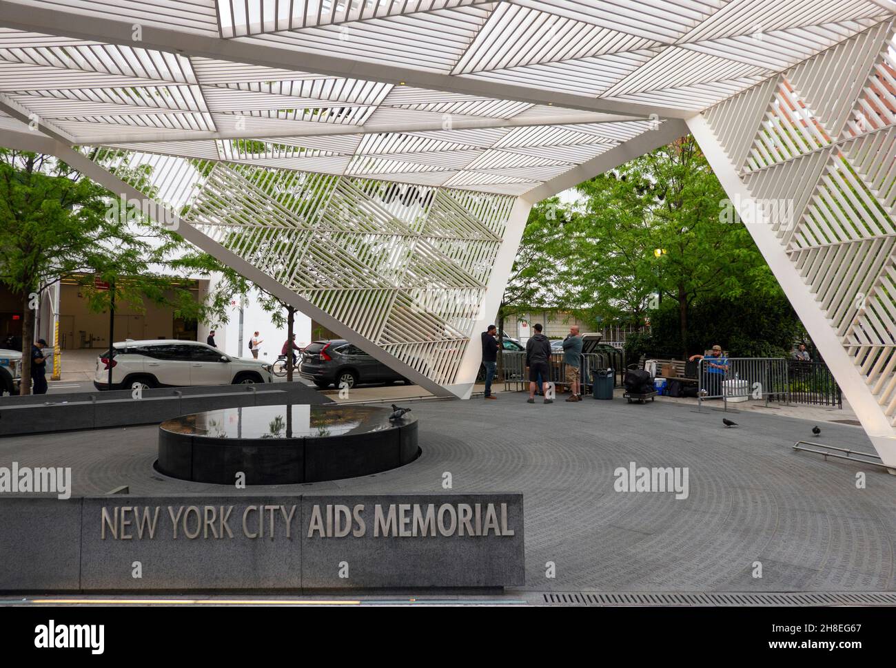 New York City Aids Memorial in Greenwich Village Manhattan NYC Stock ...