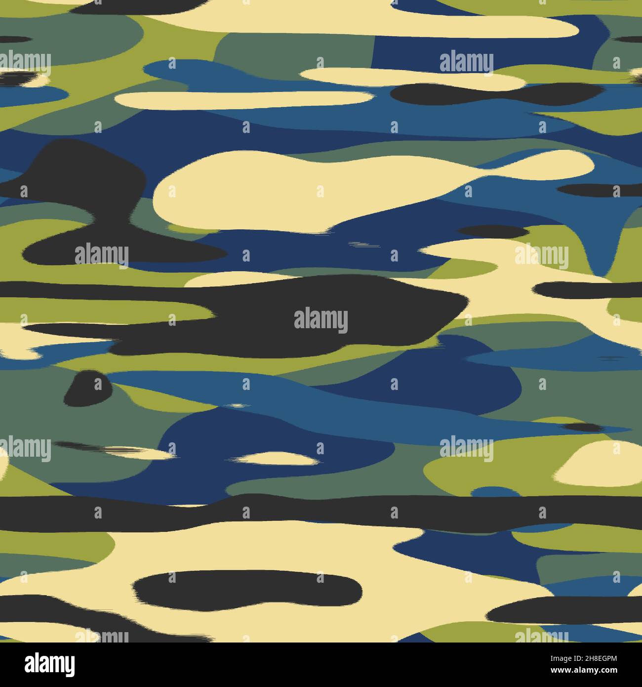 Seamless colorful happy camoflauge inspired surface pattern design for ...