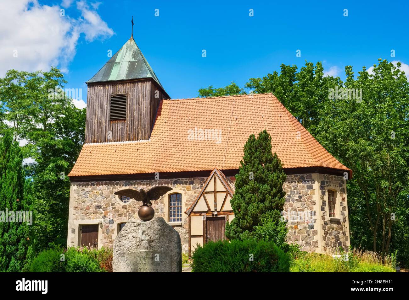 Church Baumgarten (Gransee), Brandenburg, Germany Stock Photo - Alamy