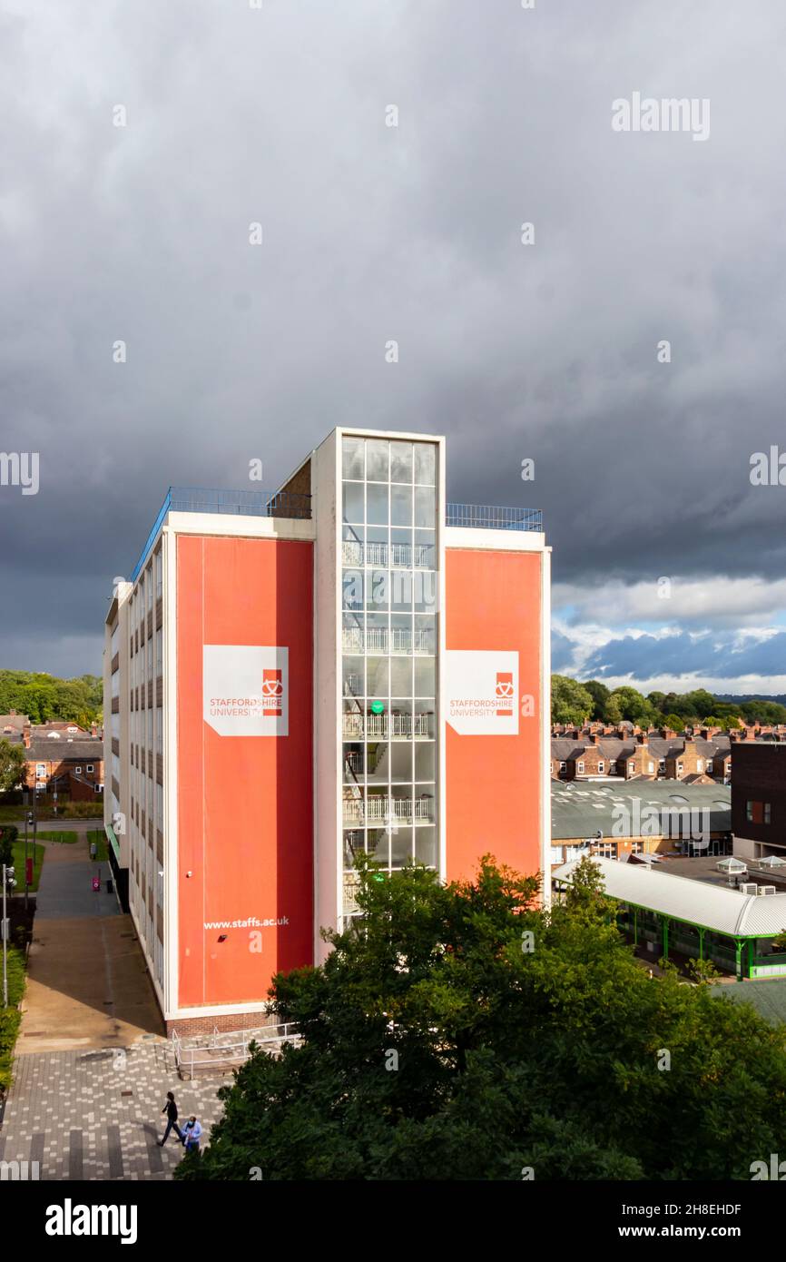 Mellor building of Staffordshire University College Road campus stoke ...