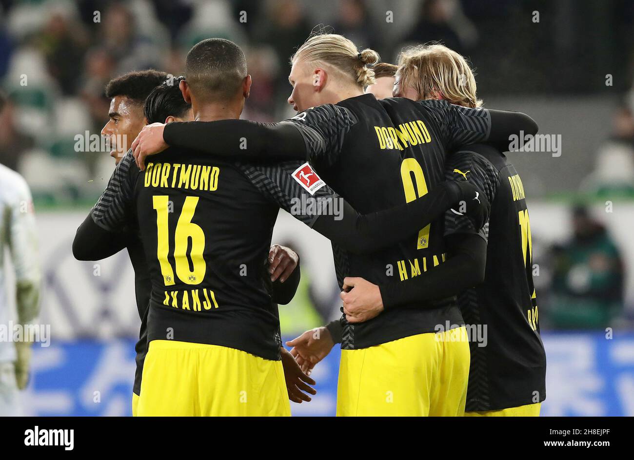 Wolfsburg, Deutschland. 27th Nov, 2021. firo 1st Bundesliga. 2021/2022 ...