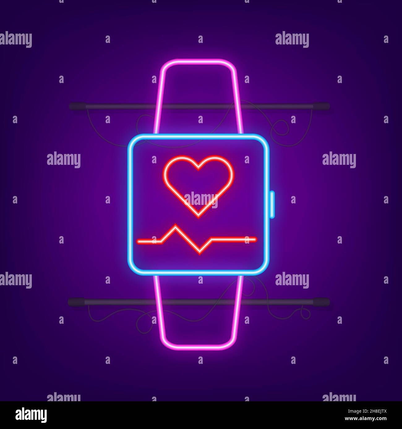 Pulsometer Stock Vector Images - Alamy