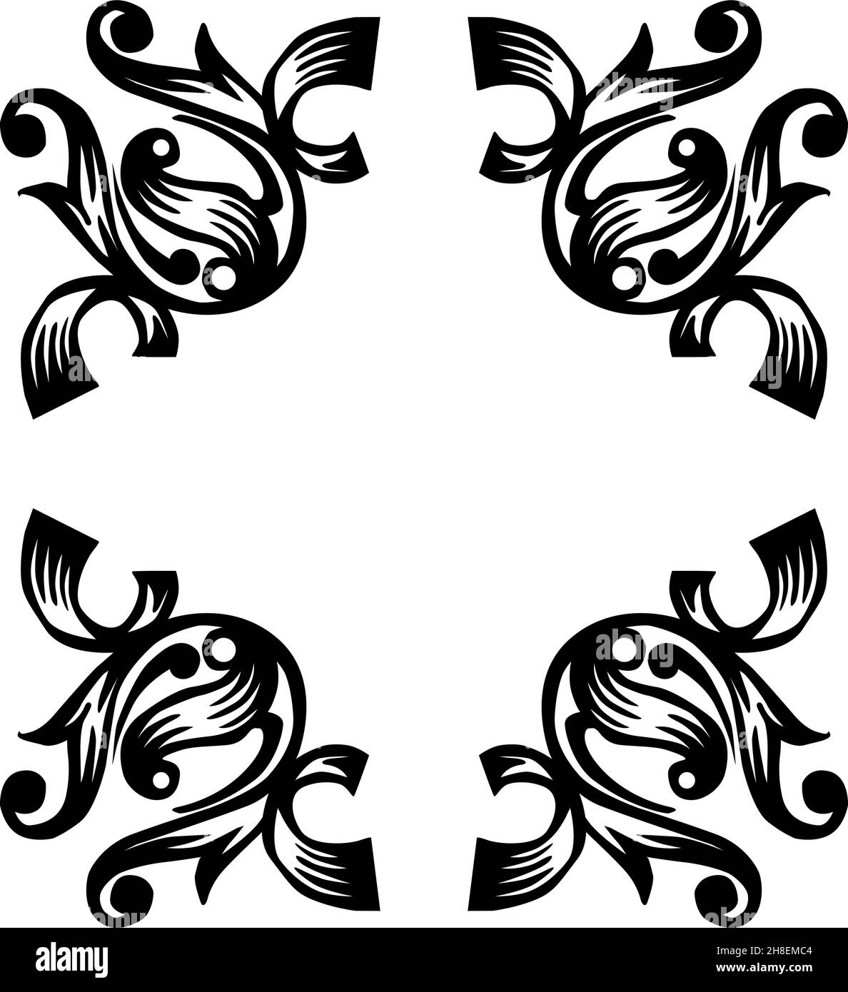 ornamental shapes vector illustration isolated Stock Vector Image & Art ...