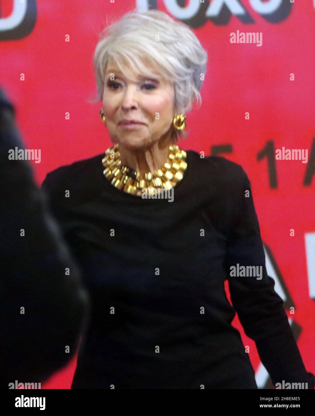 New York, NY, USA. 29th Nov, 2021. Rita Moreno on NBC's Today Show promoting the new West Side ...