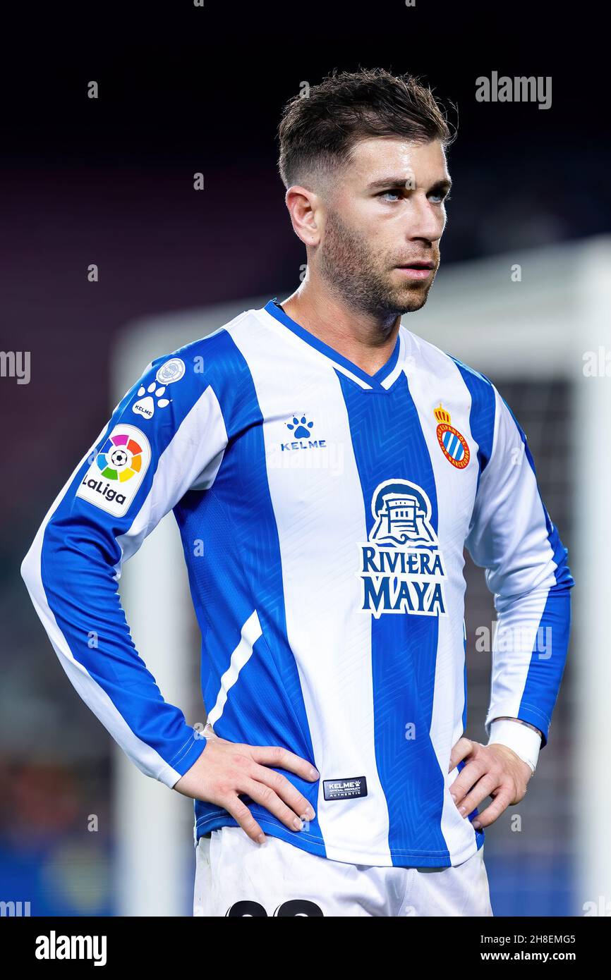 BARCELONA - NOV 20: Embarba in action during the La Liga match between ...