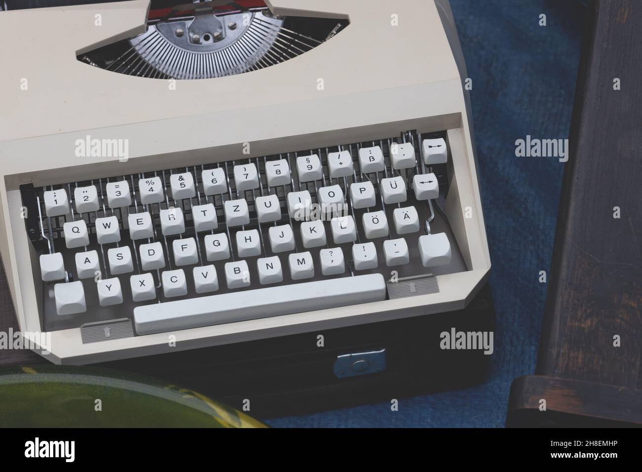 Photograph of old typewriter Concepts of handwriting stories. Theme of ...