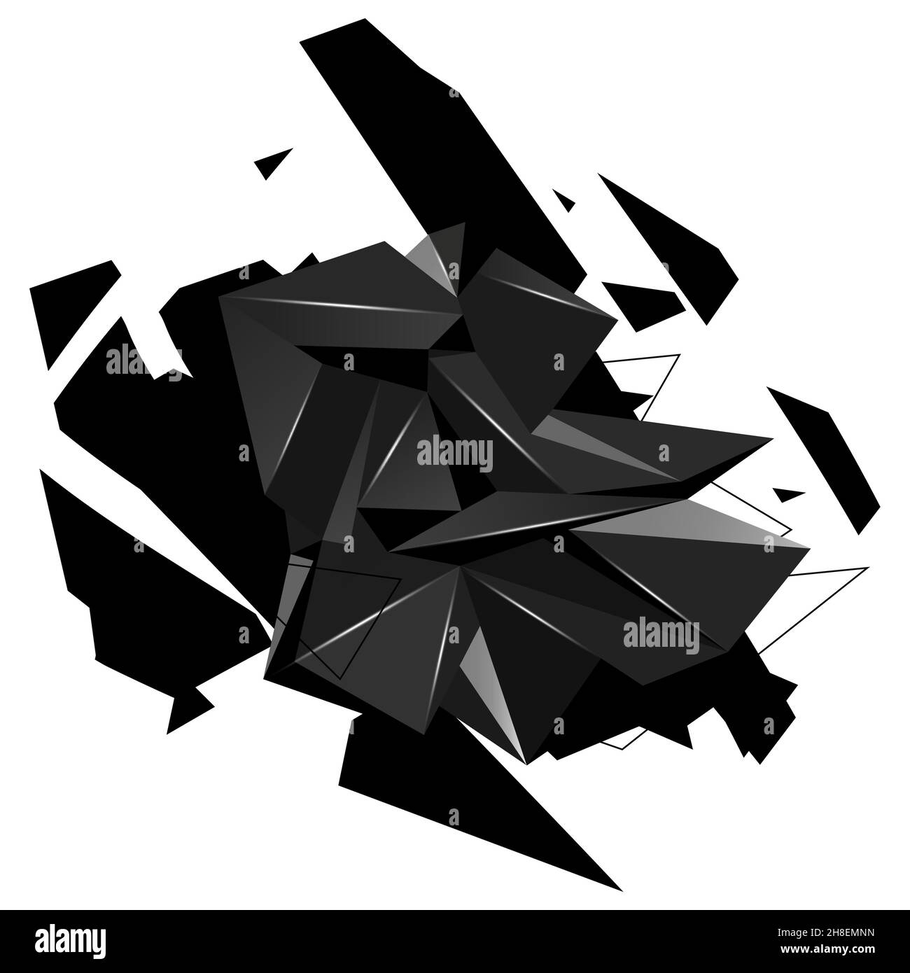 Vector background from polygons, abstract background, wallpaper Stock ...