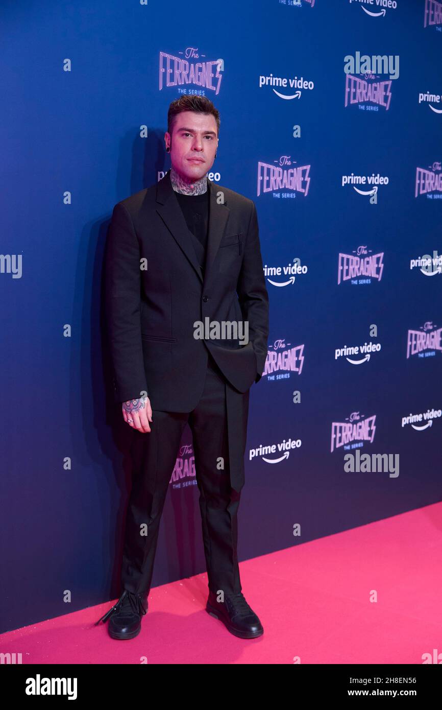 Madrid. Spain. 20211129, Fedez (Federico Leonardo Lucia) attends ‘The ...