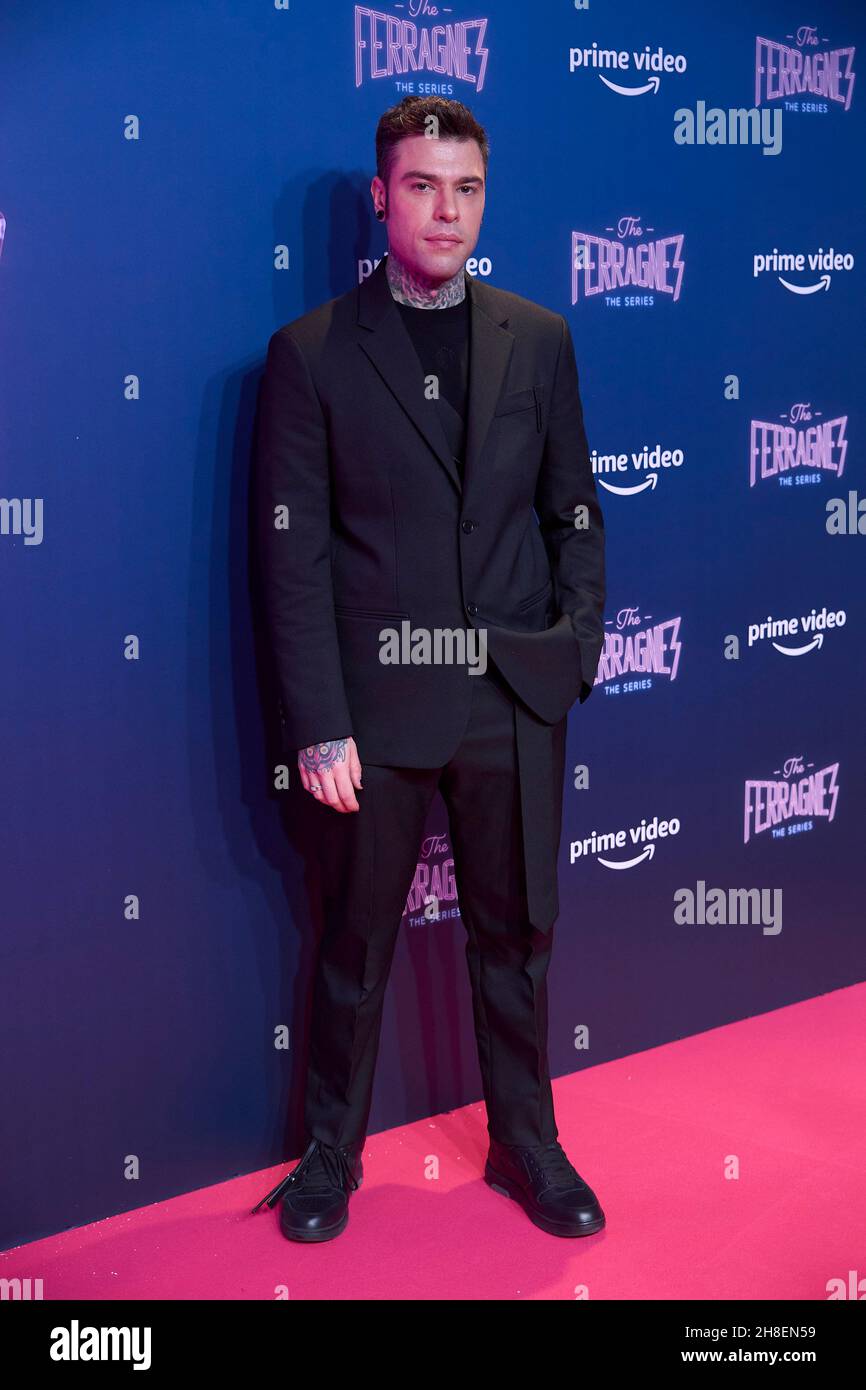 Madrid. Spain. 20211129, Fedez (Federico Leonardo Lucia) attends ‘The ...